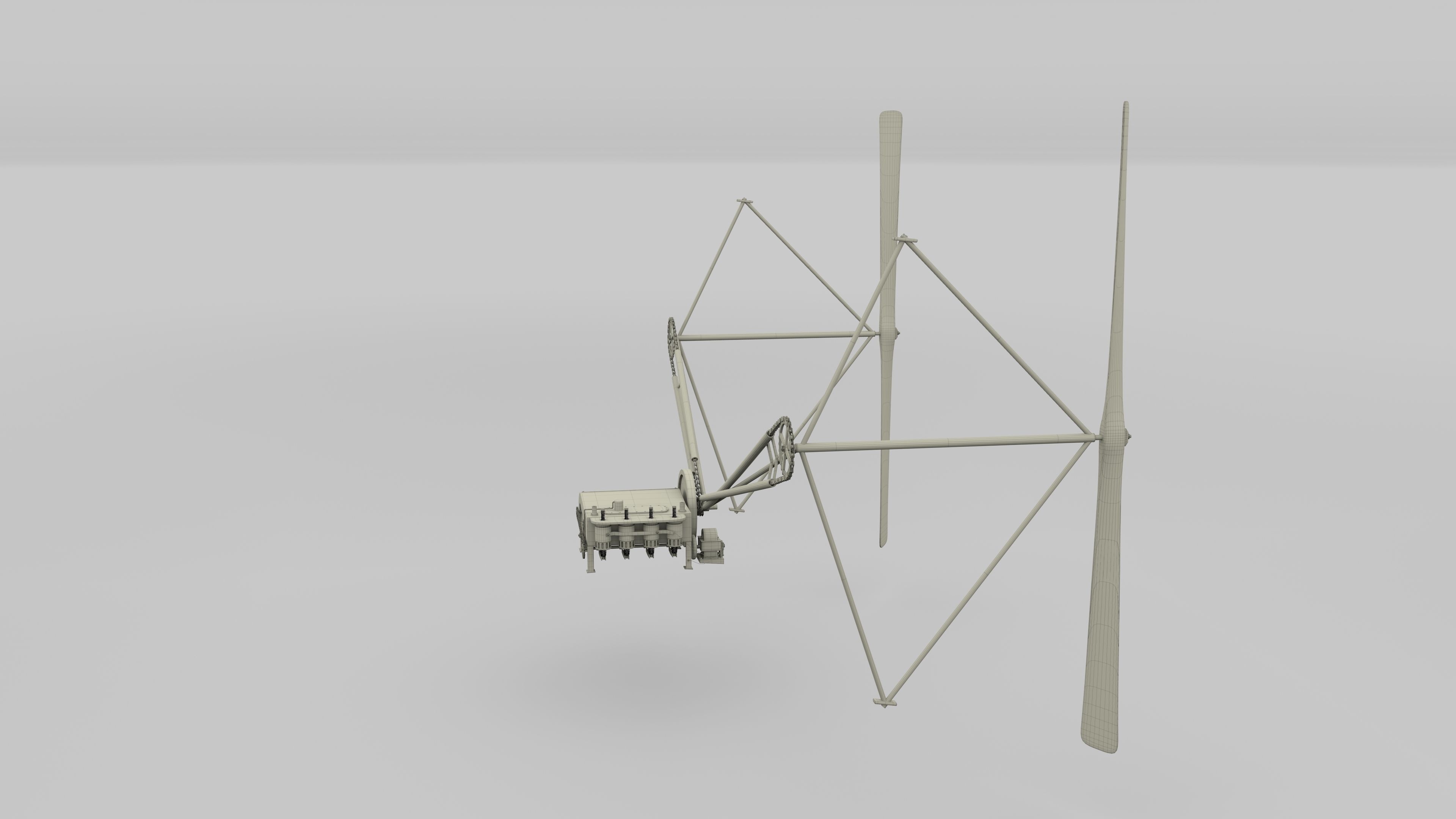 Wright Flyer Propulsion 3D model | CGTrader