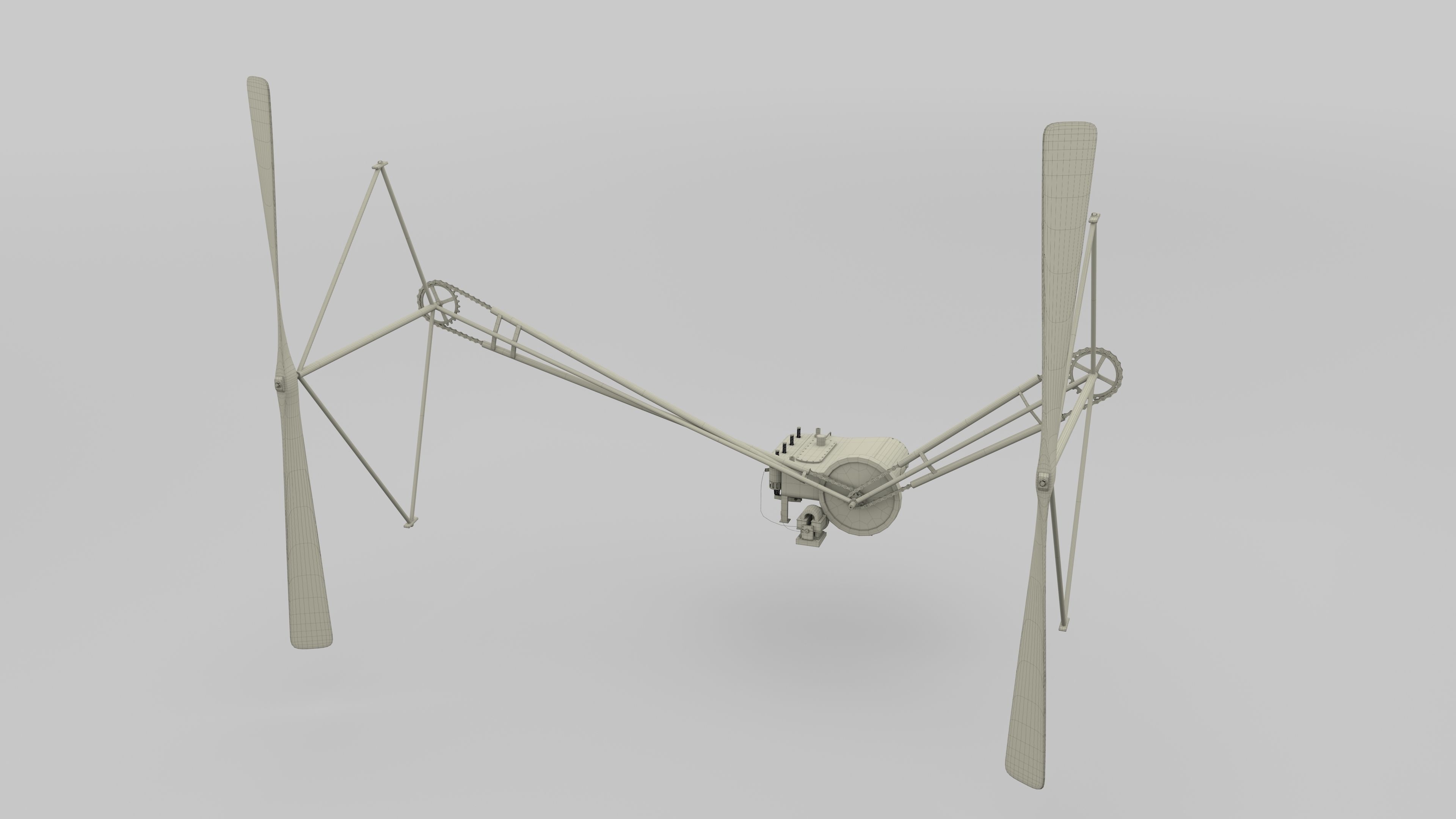 Wright Flyer Propulsion 3D model | CGTrader