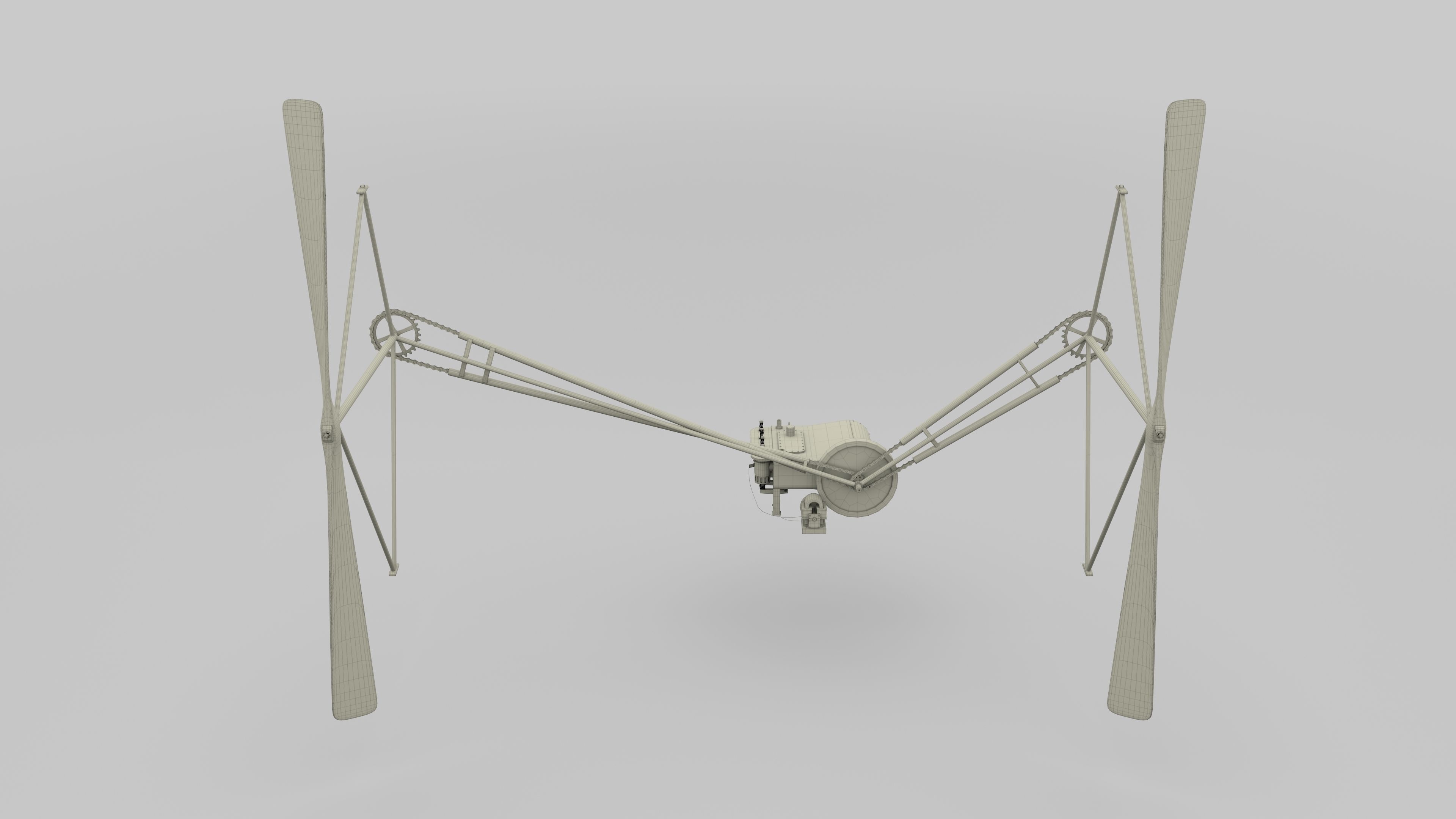 Wright Flyer Propulsion 3D model | CGTrader