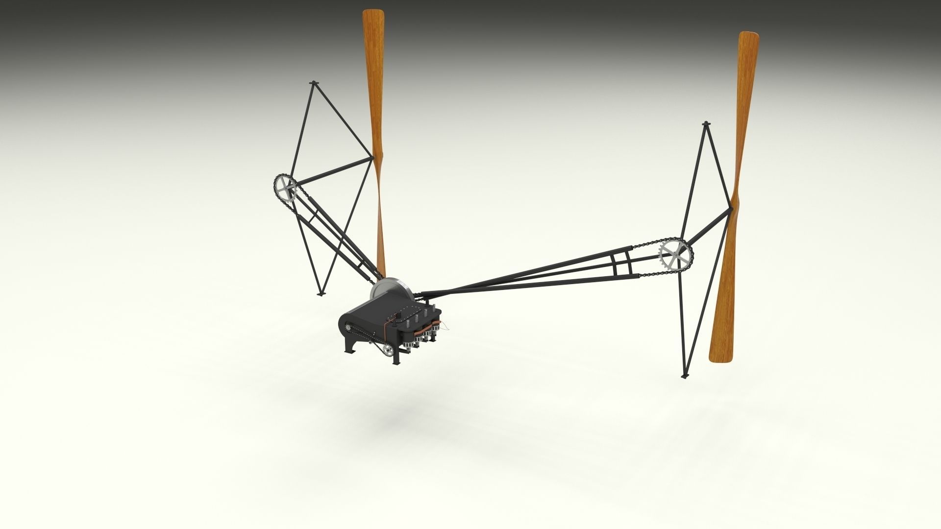 Wright Flyer Propulsion 3D model | CGTrader