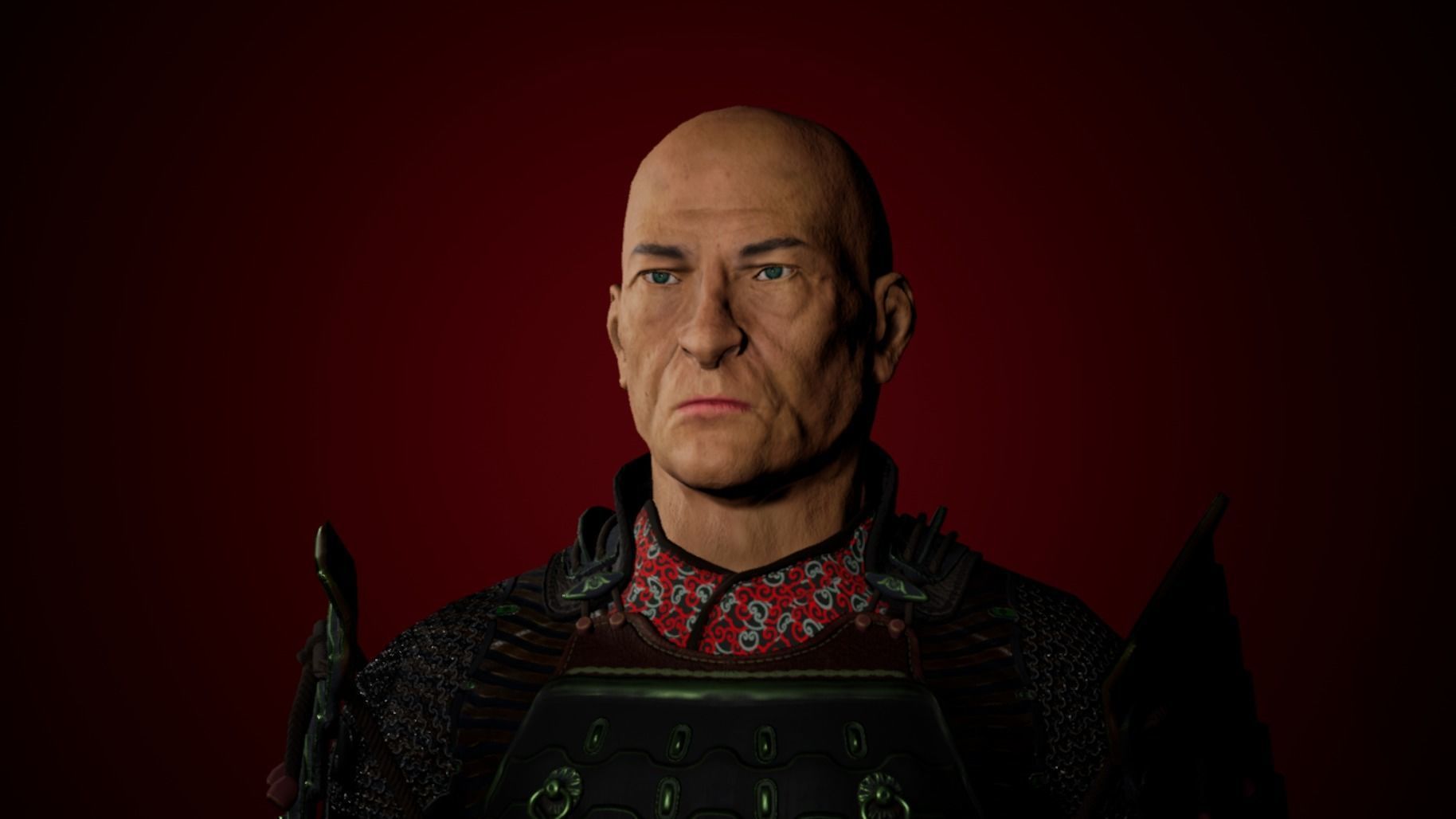 3D model Samurai Tanaka VR / AR / low-poly rigged | CGTrader