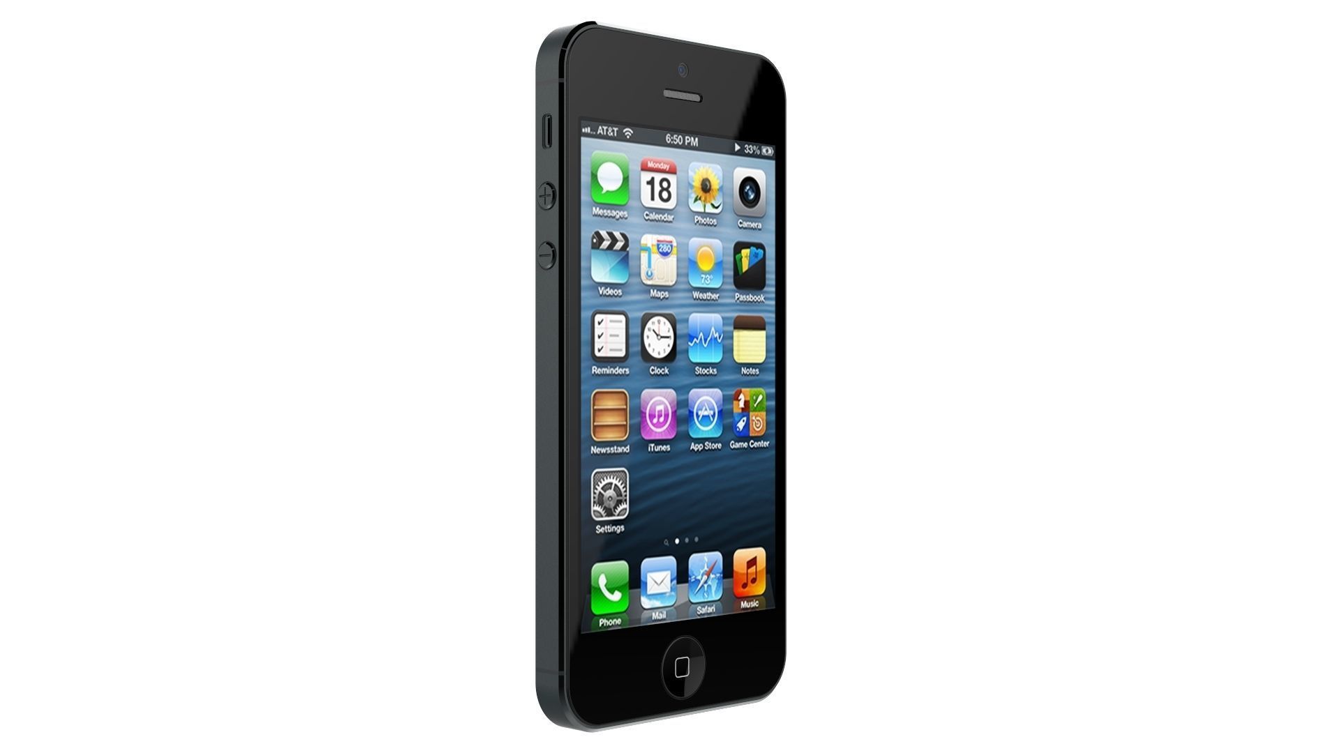 Apple iPhone 5 Black And Slate 3D model | CGTrader