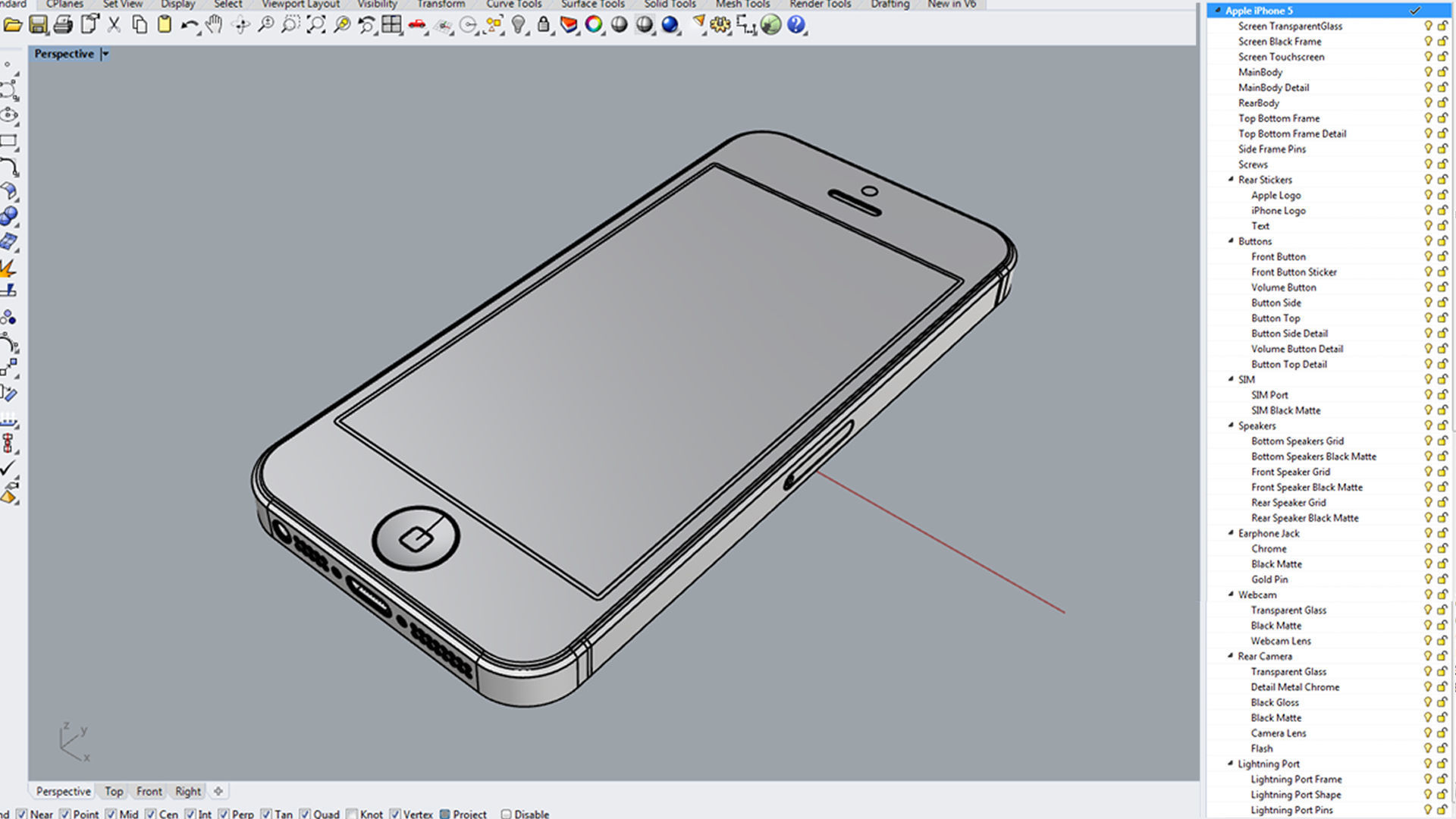 Apple iPhone 5 White And Silver 3D model | CGTrader