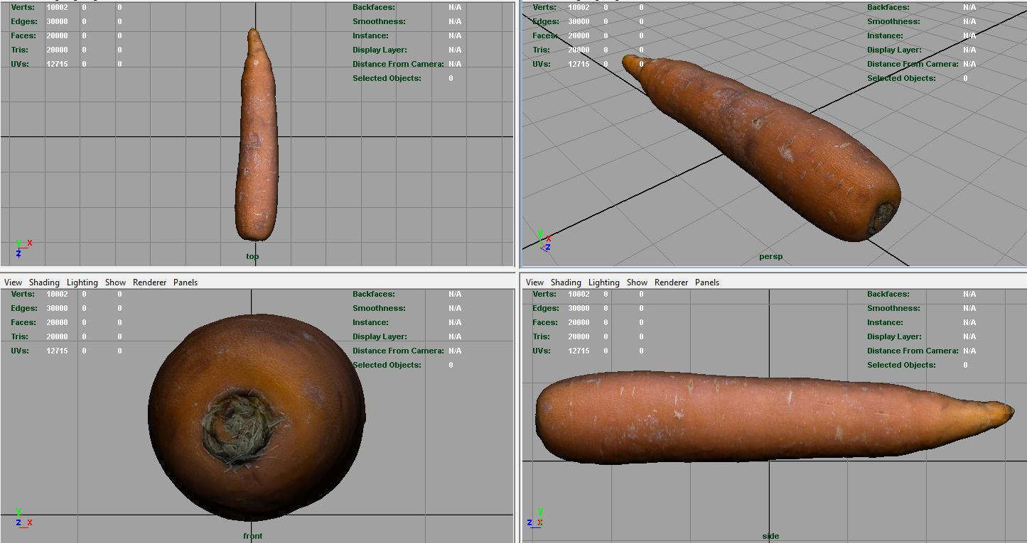 3D model Real Carrot VR / AR / low-poly | CGTrader