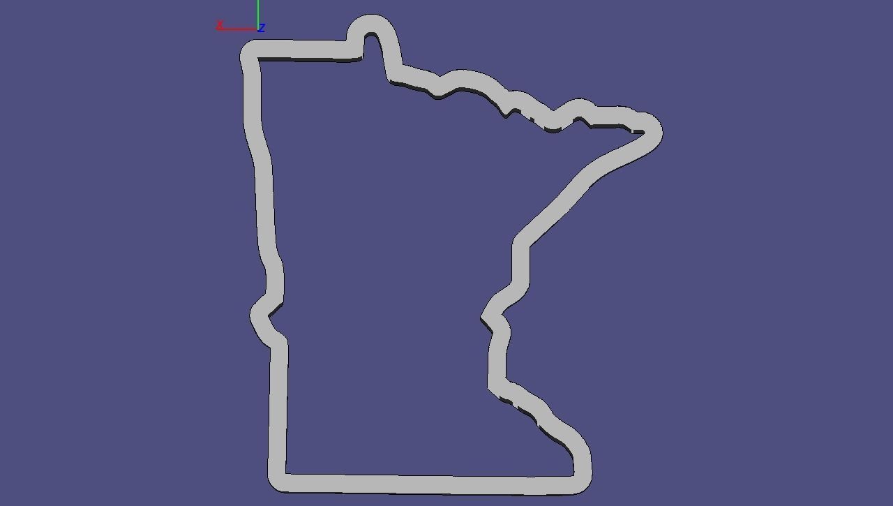 Minnesota 3D model 3D printable | CGTrader