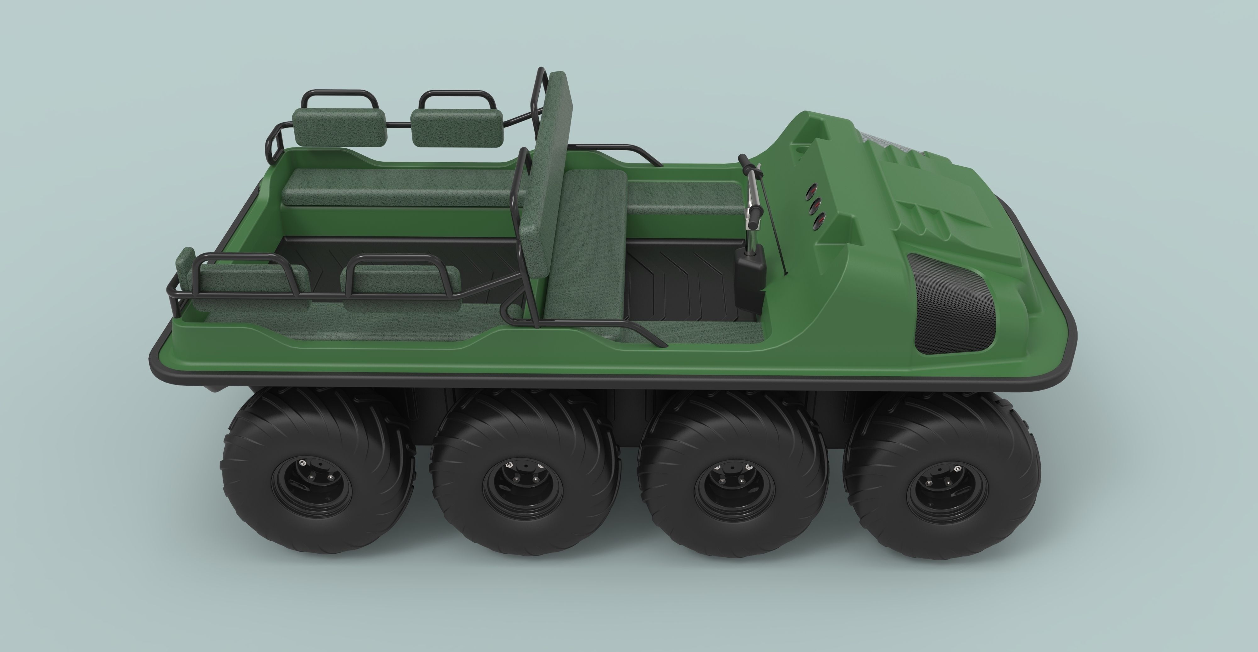 Argo 750 HD 8x8 3D model | CGTrader