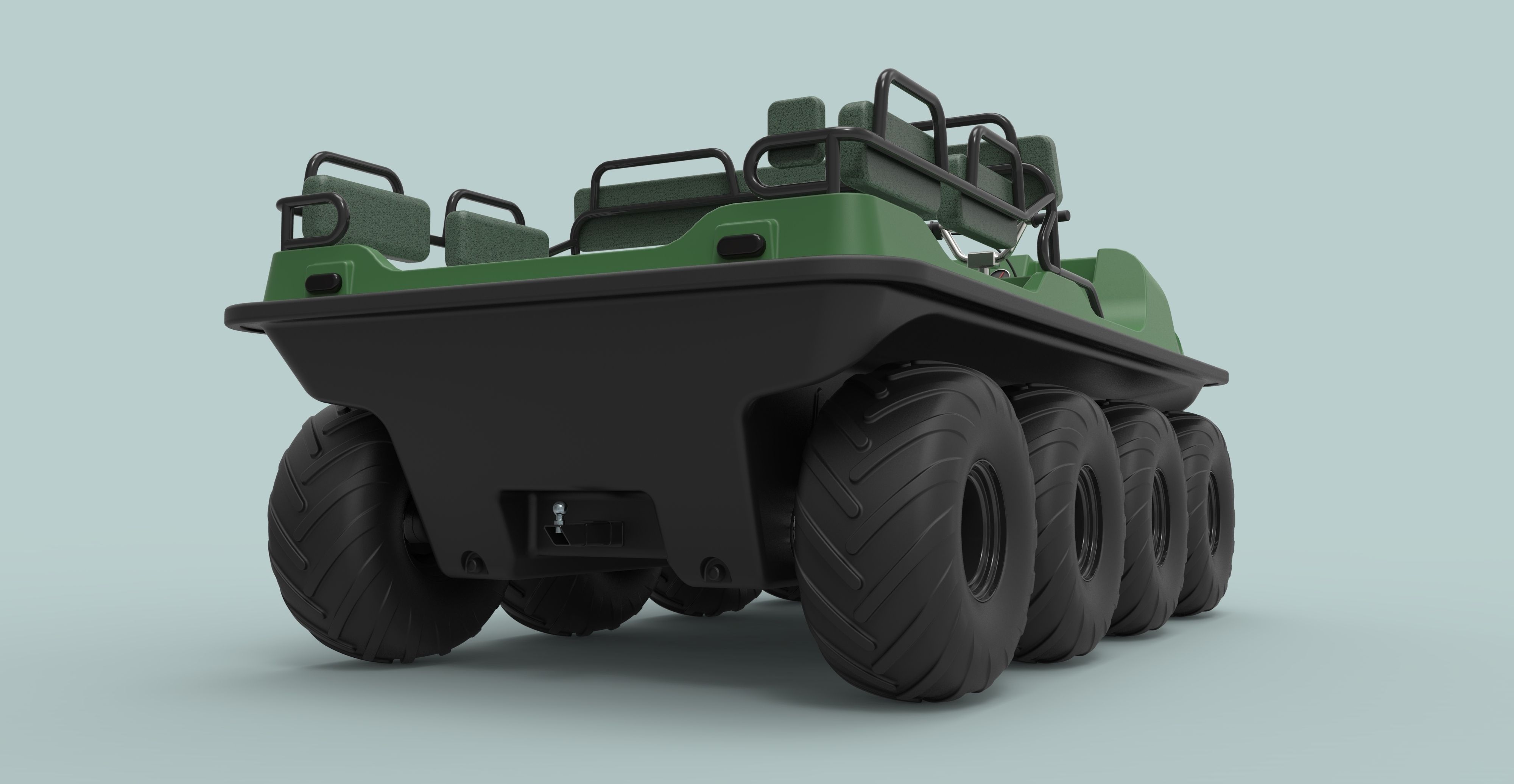 Argo 750 HD 8x8 3D model | CGTrader
