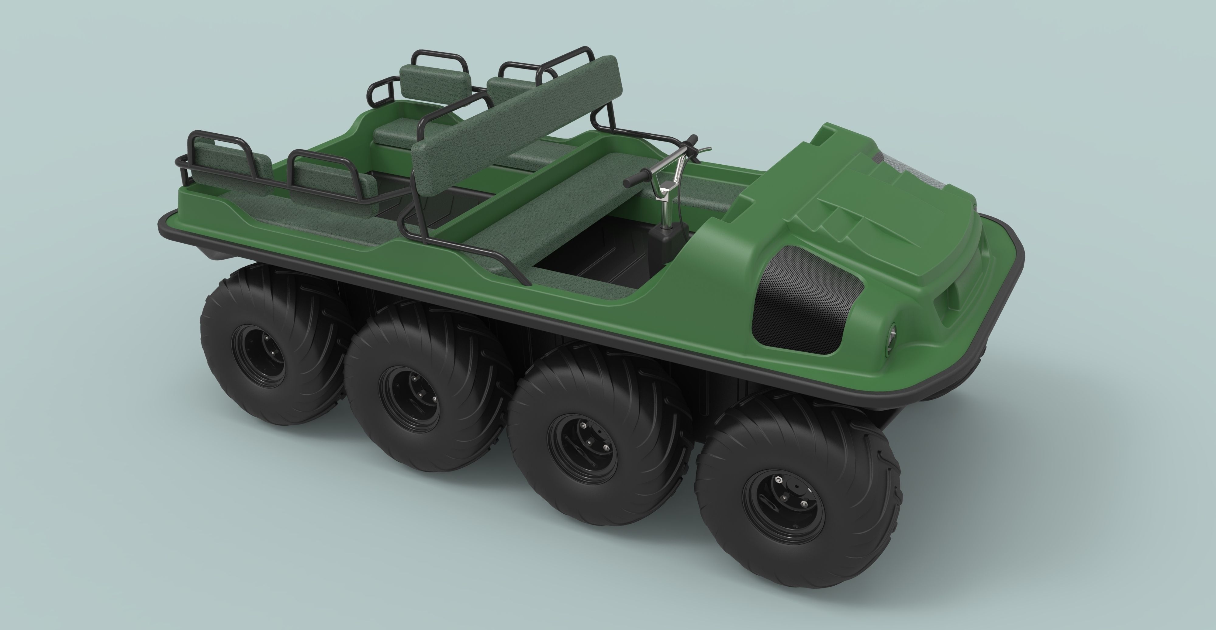 Argo 750 HD 8x8 3D model | CGTrader