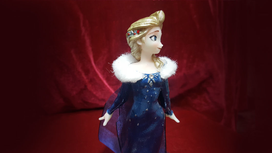 ELSA ICE DRESS MODEL FOR 3D PRINT FROZEN 3D model 3D printable | CGTrader