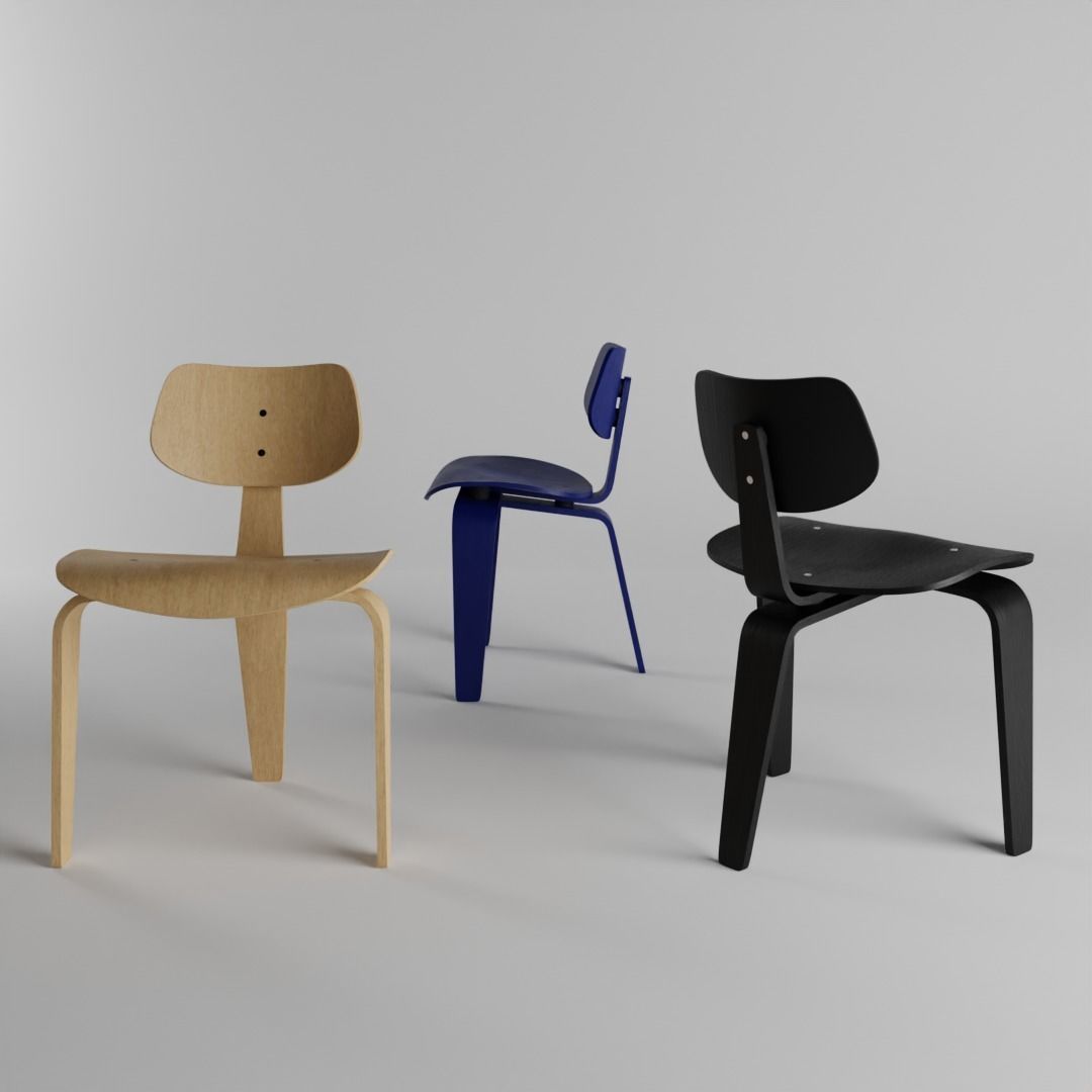 SE42 Chair - Egon Eiermann 3D model | CGTrader