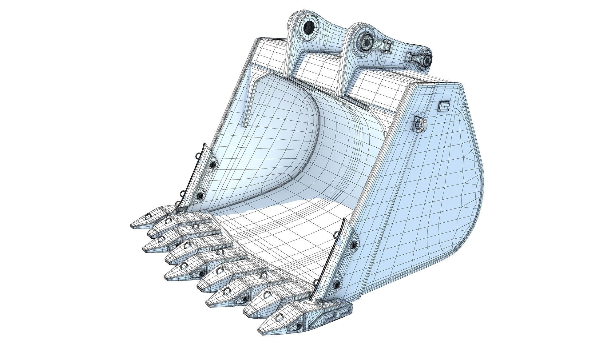Excavator Bucket 3D model | CGTrader