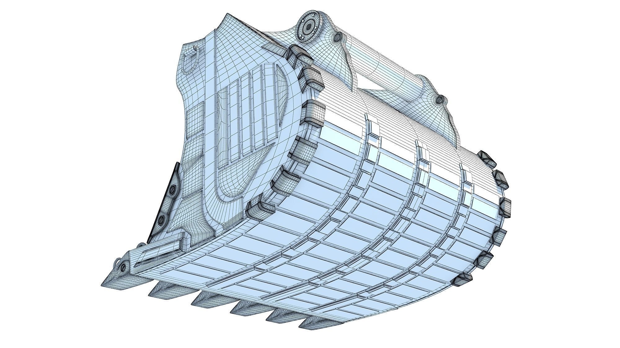 Excavator Bucket 3D model | CGTrader