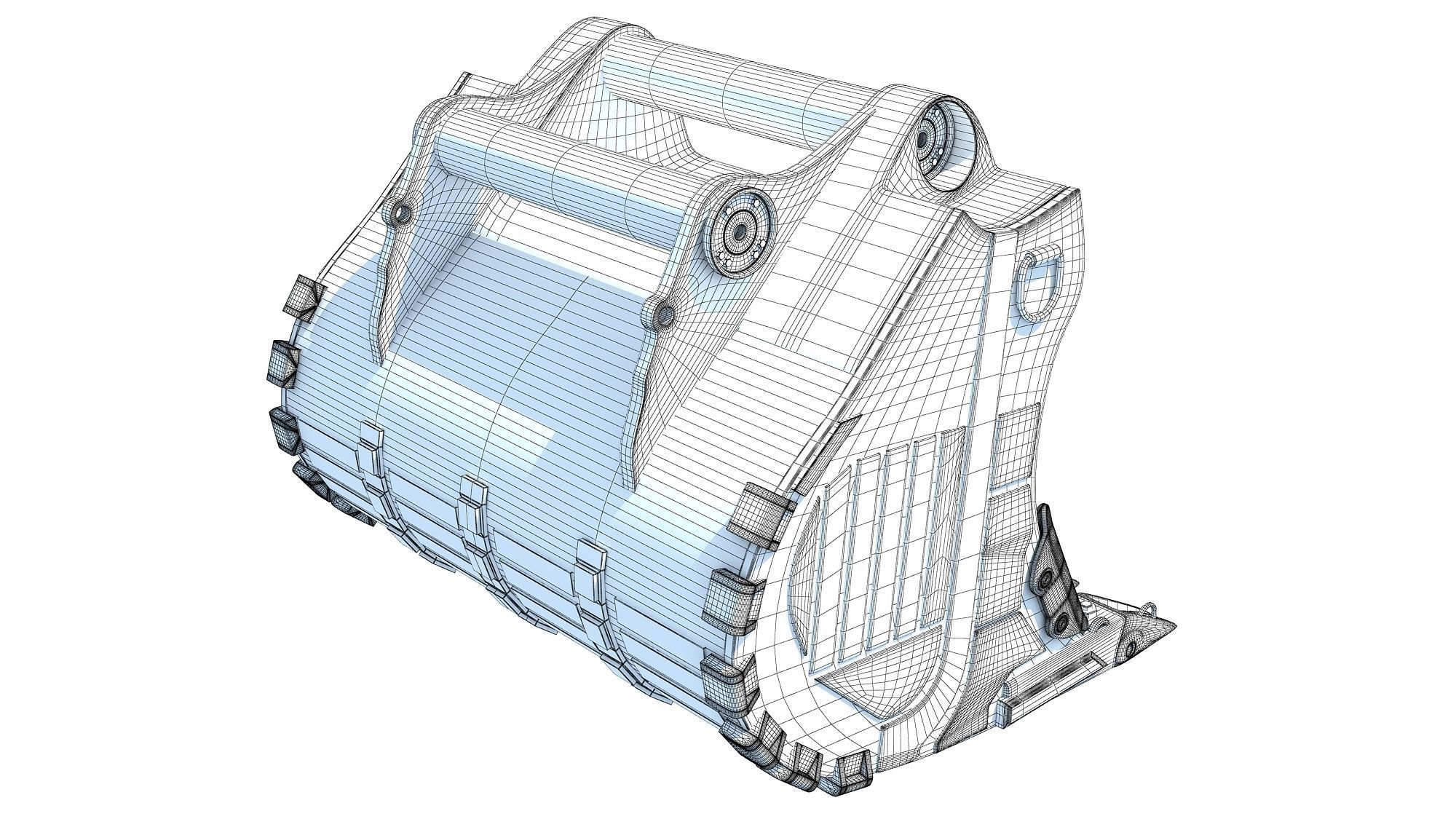 Excavator Bucket 3D model | CGTrader