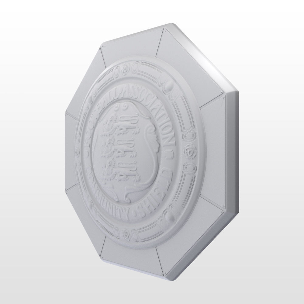 FA Community Charity Shield Trophy 3D model | CGTrader