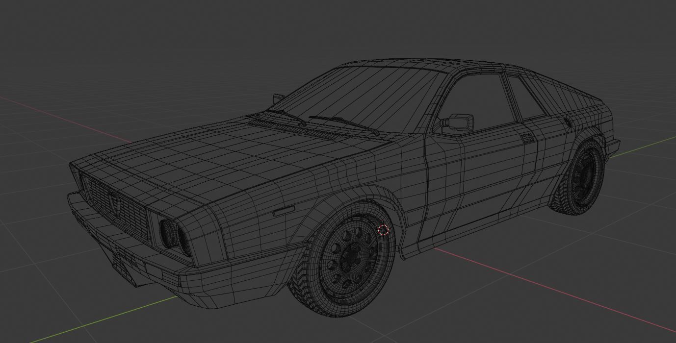 3D model Lancia Beta Montecarlo VR / AR / low-poly | CGTrader