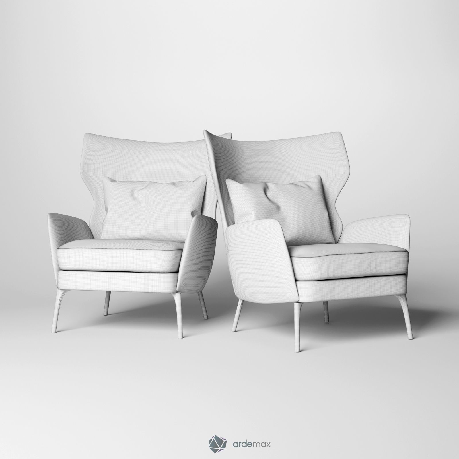 Alex armchair 3D model | CGTrader