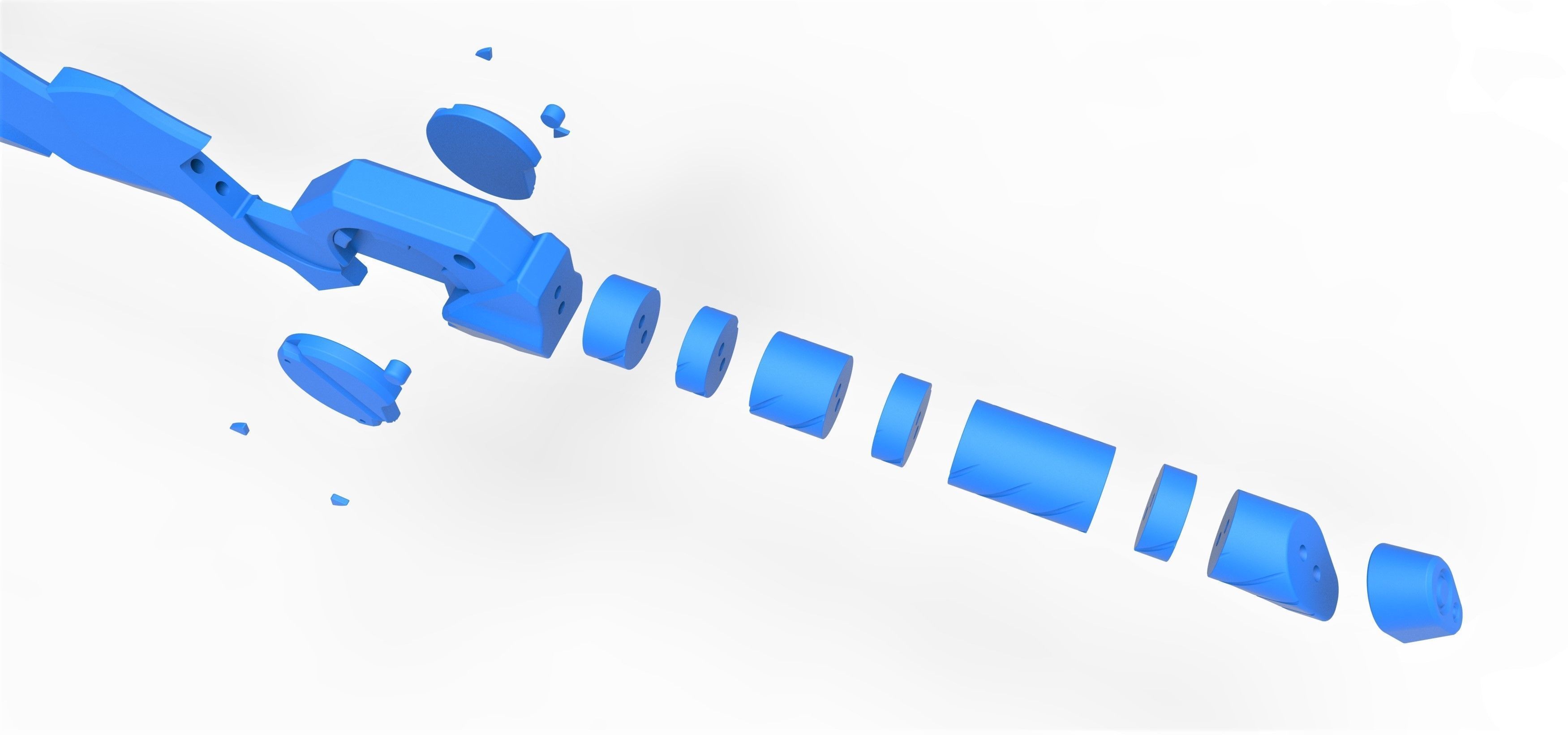 Super composite sword from the game Shadow Fight 2 3D model 3D ...