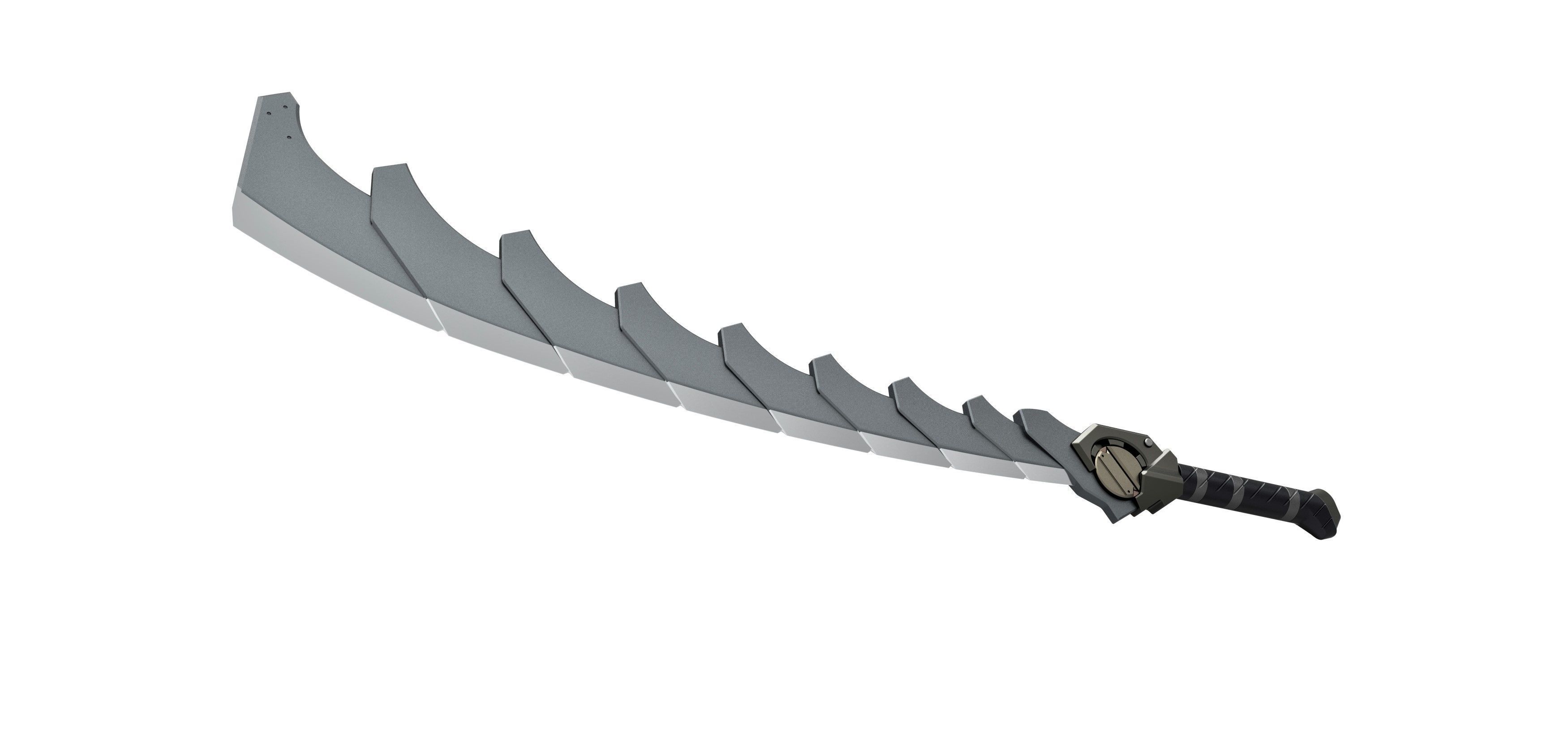 Super composite sword from the game Shadow Fight 2 3D model 3D ...