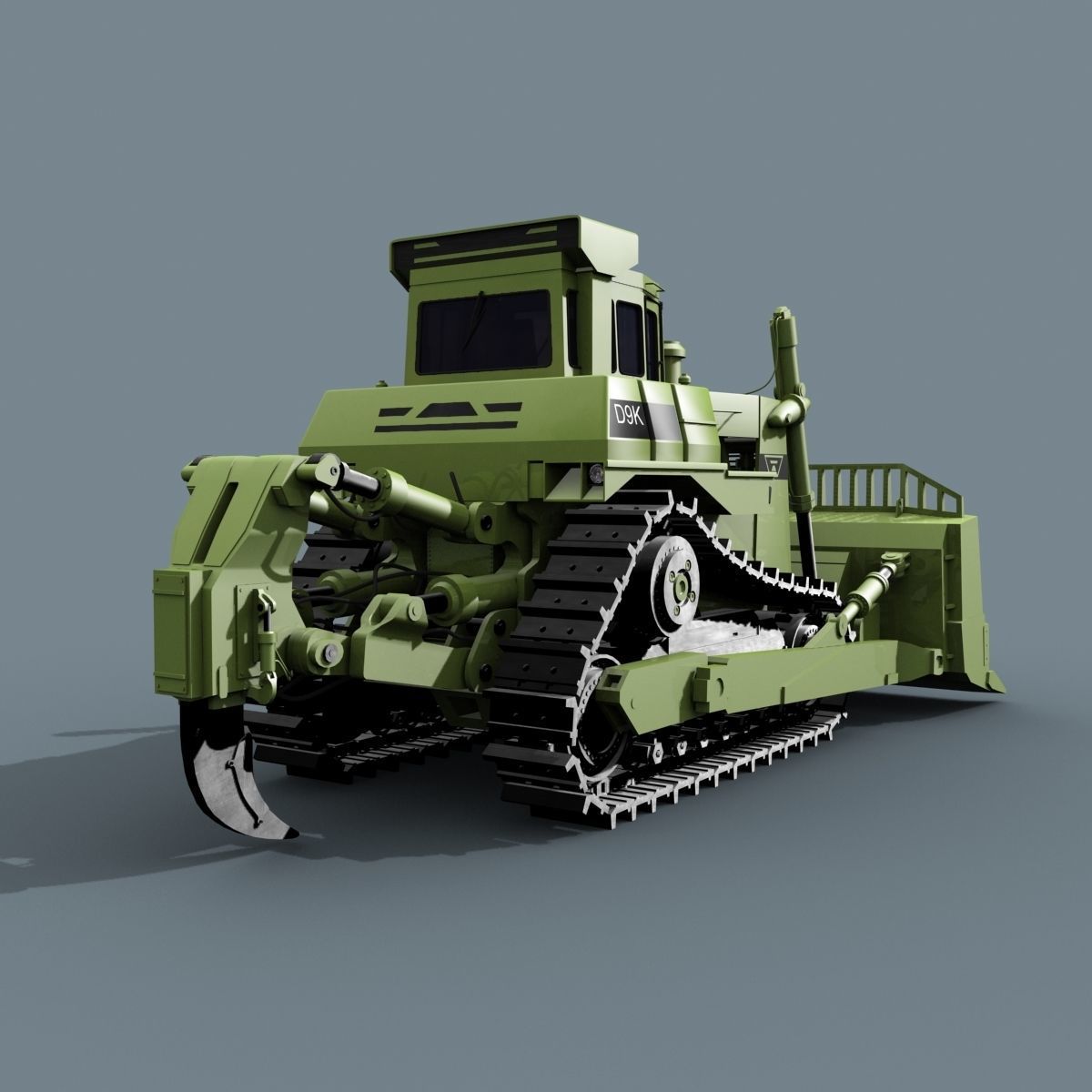 Your Bulldozer - 3d animated bulldozer model 3D model animated rigged ...