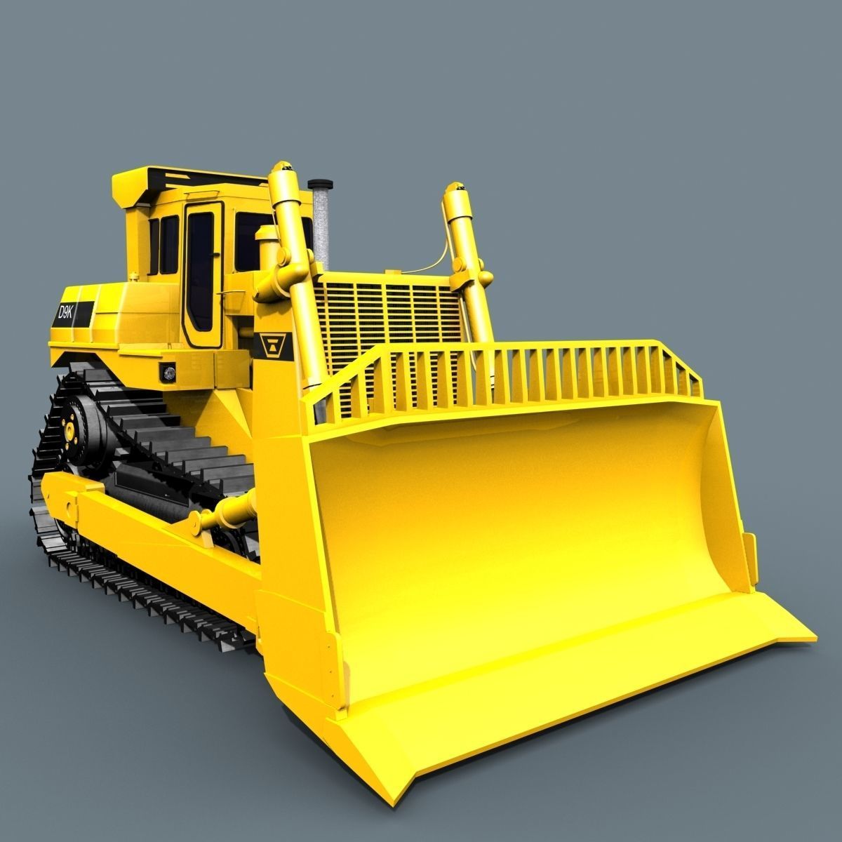 Your Bulldozer - 3d animated bulldozer model 3D model animated rigged ...