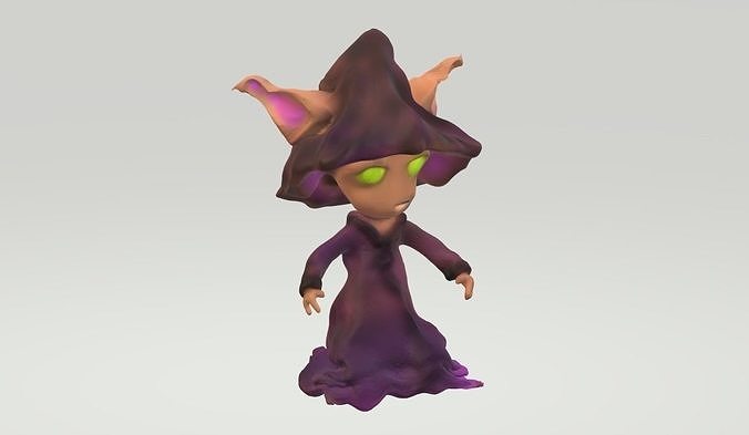 Fungi Wizard 3D model | CGTrader
