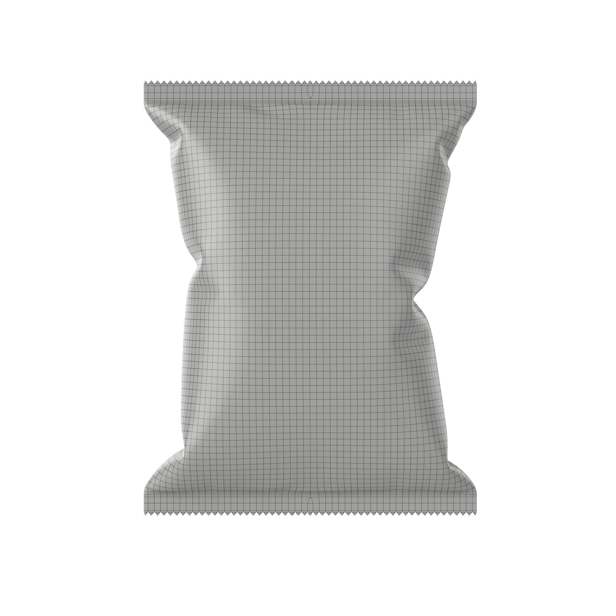 Chips Packet 3D model | CGTrader