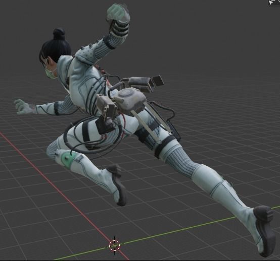 Wraith Legendary Skin Quarantine 722 3D model | CGTrader