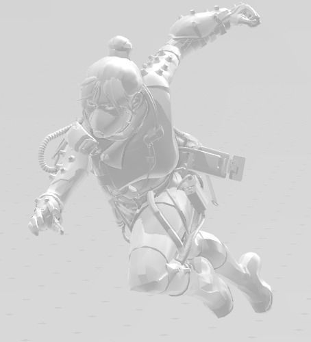 Wraith Legendary Skin Quarantine 722 3D model | CGTrader