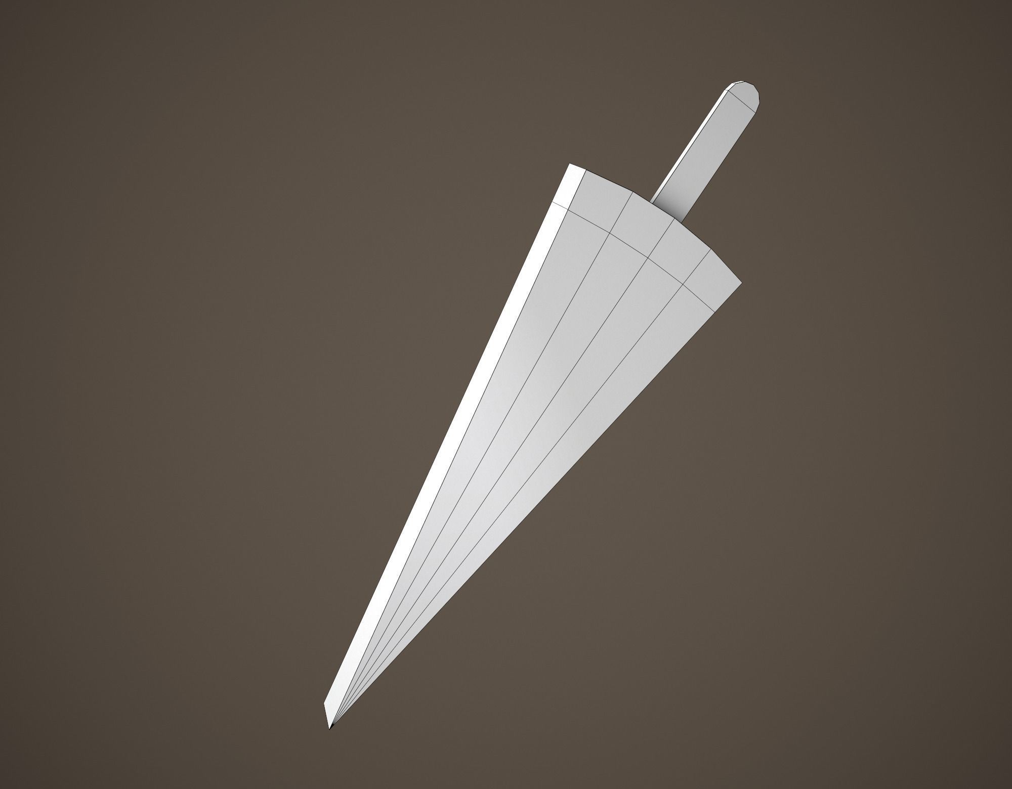 Watermelon Sword free VR / AR / low-poly 3D model | CGTrader