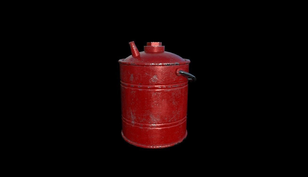 3D model Vintage Gas Can VR / AR / low-poly | CGTrader