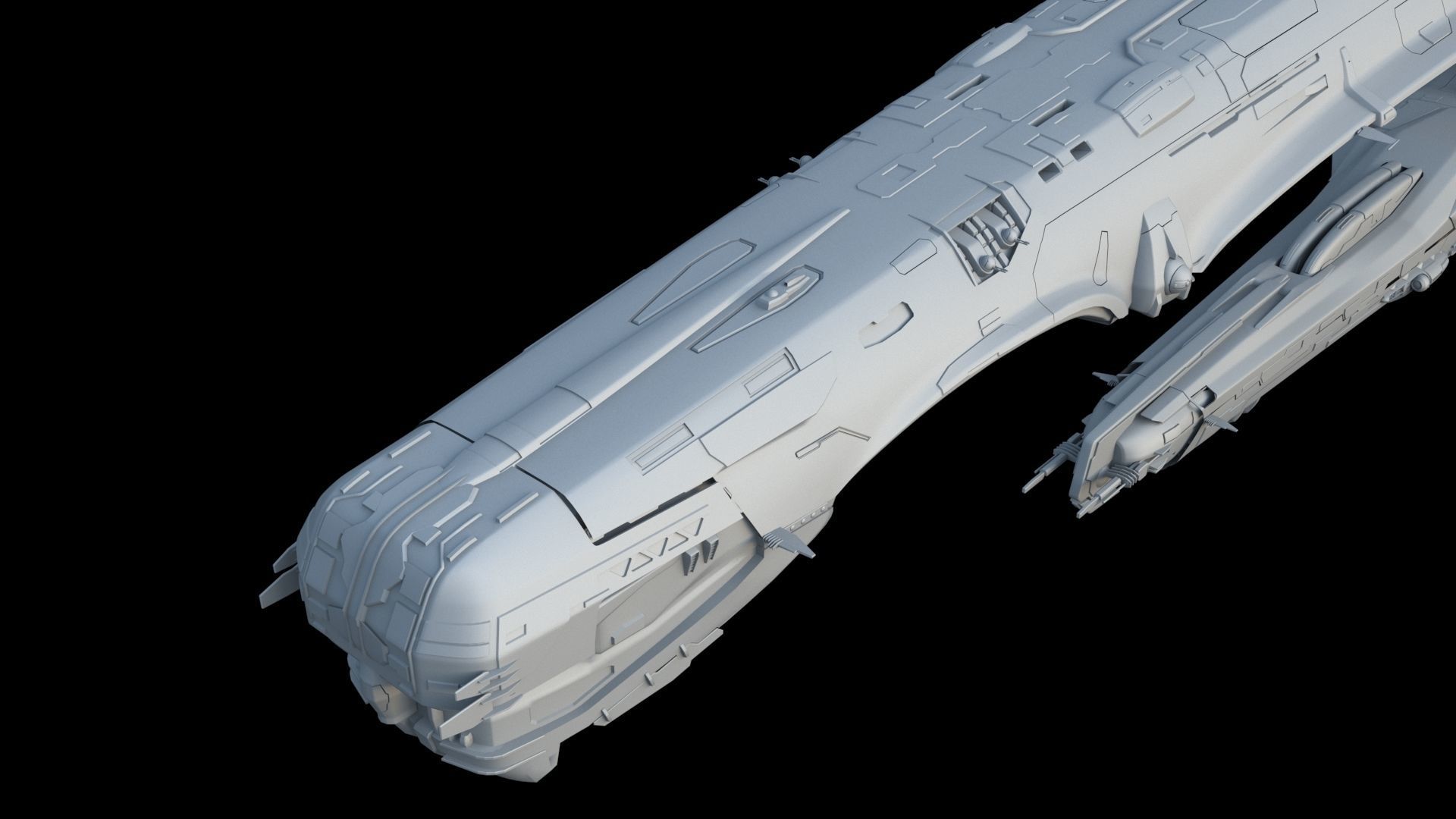 Alien ship 3D model | CGTrader