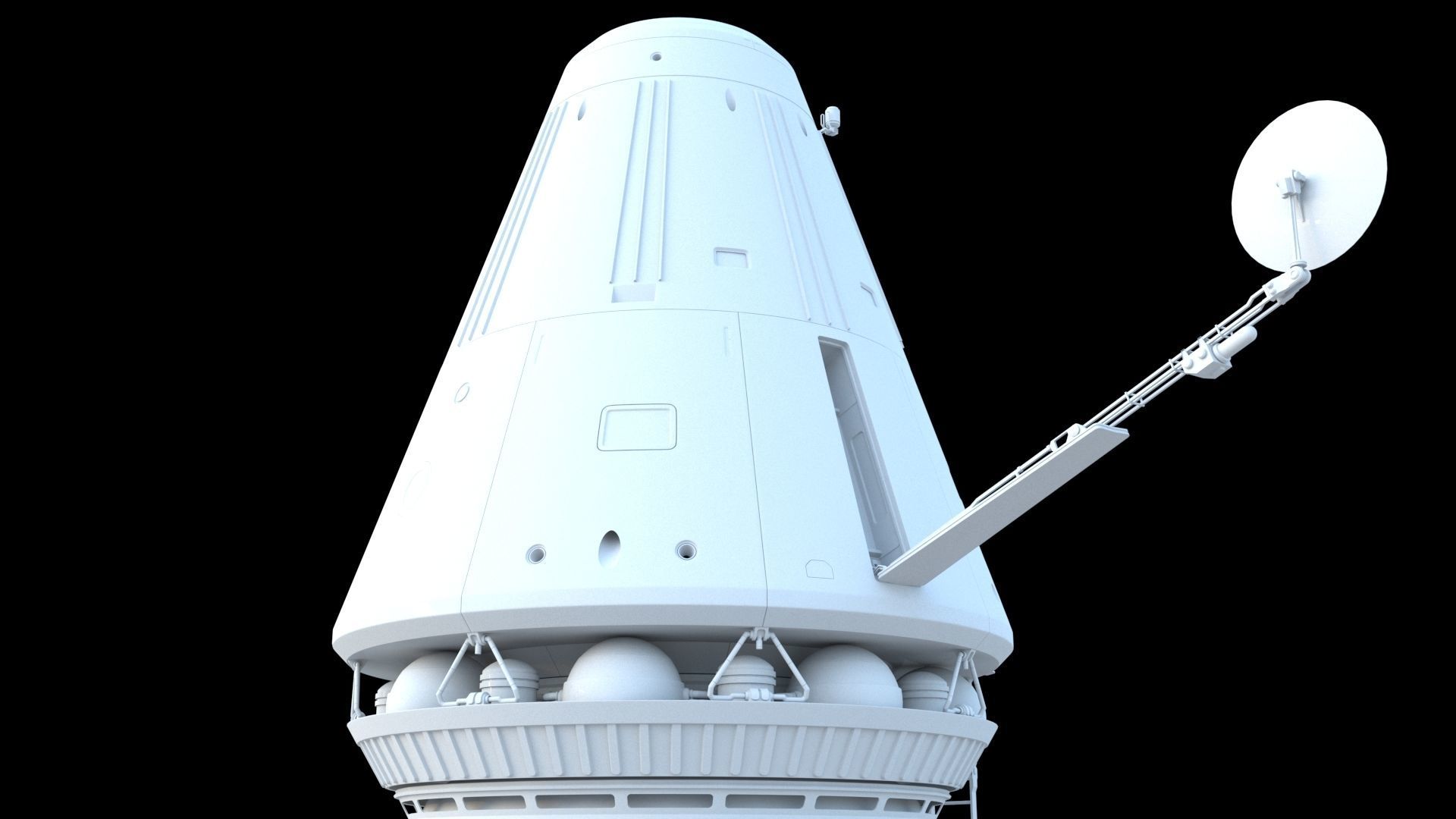 Landing module 3D model | CGTrader