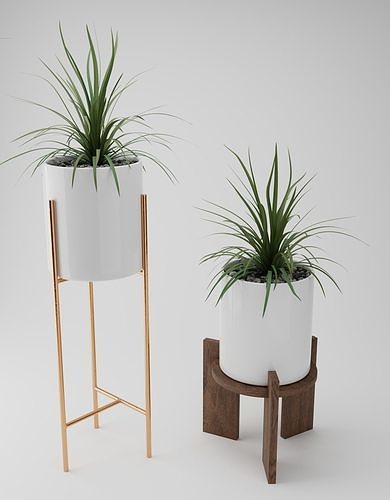 Pottered Plant on stand 3D model | CGTrader