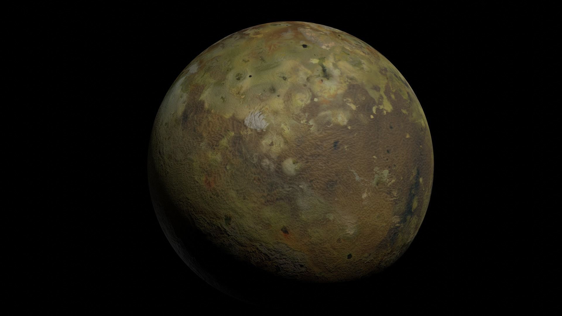 Moon Pack 3 - Desert Moons 3D model | CGTrader