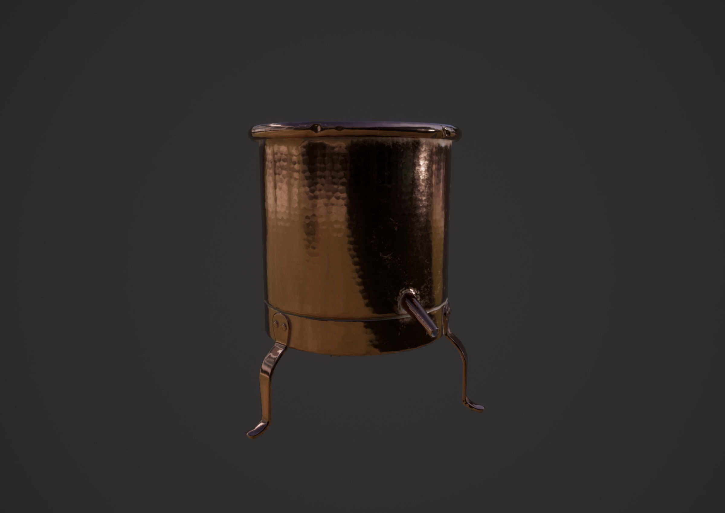 3D model Copper Distiller VR / AR / low-poly | CGTrader