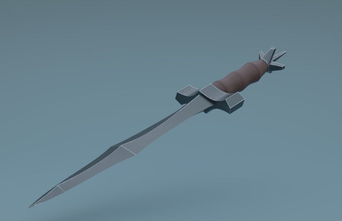 Dagger free 3D model | CGTrader