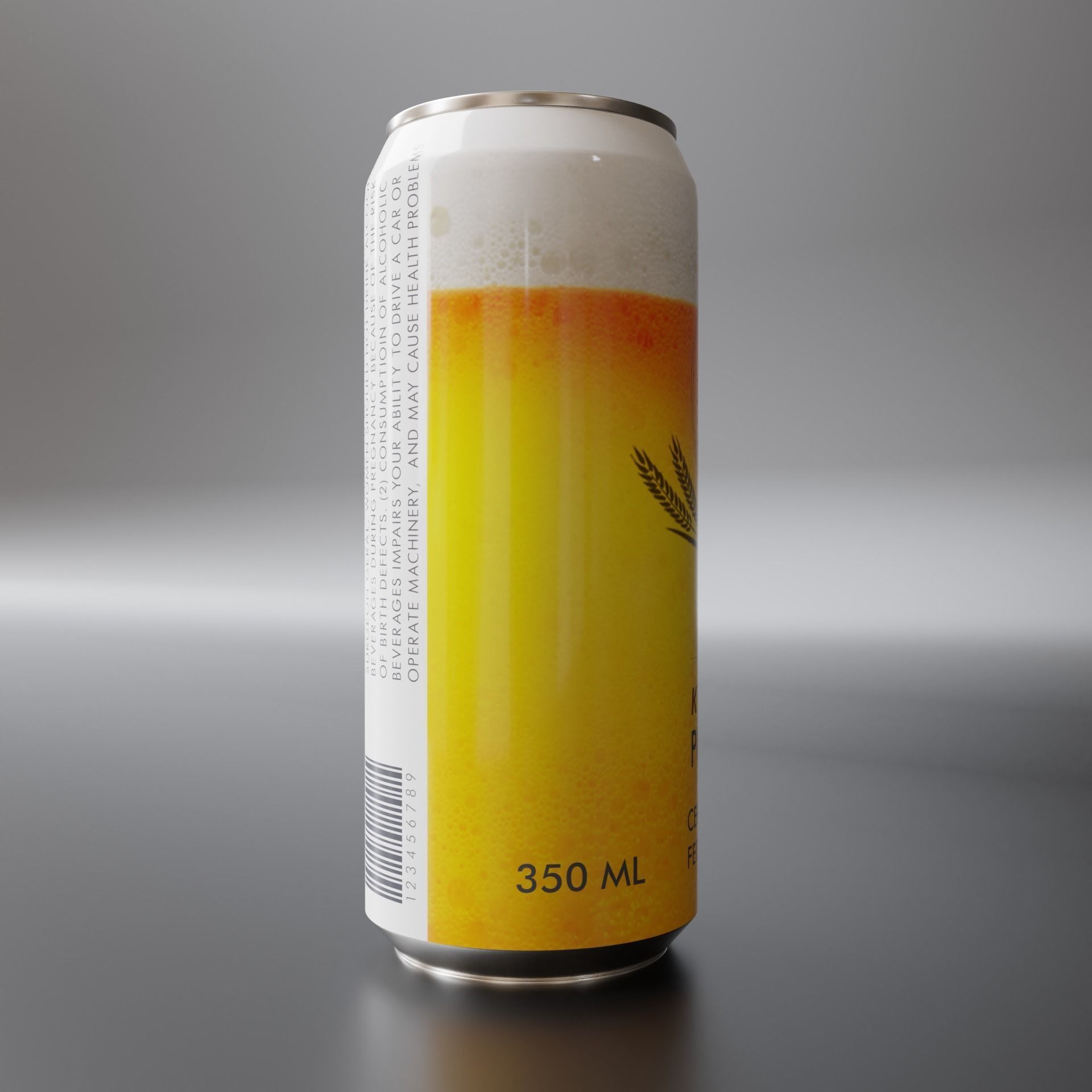 Generic Beverage Can free 3D model | CGTrader