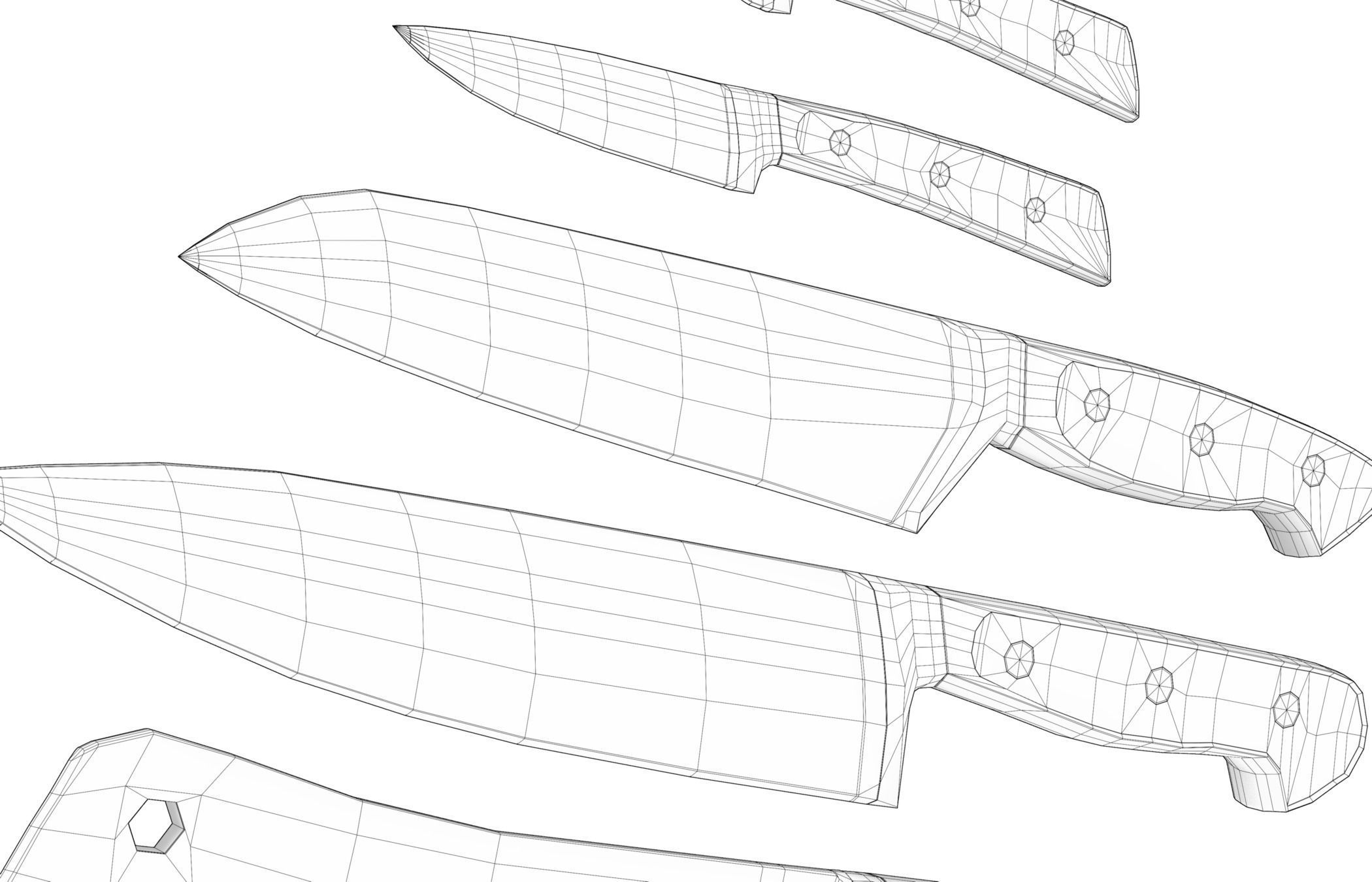 High Quality Collection of Kitchen Assets for Interior - 3D Pack VR ...