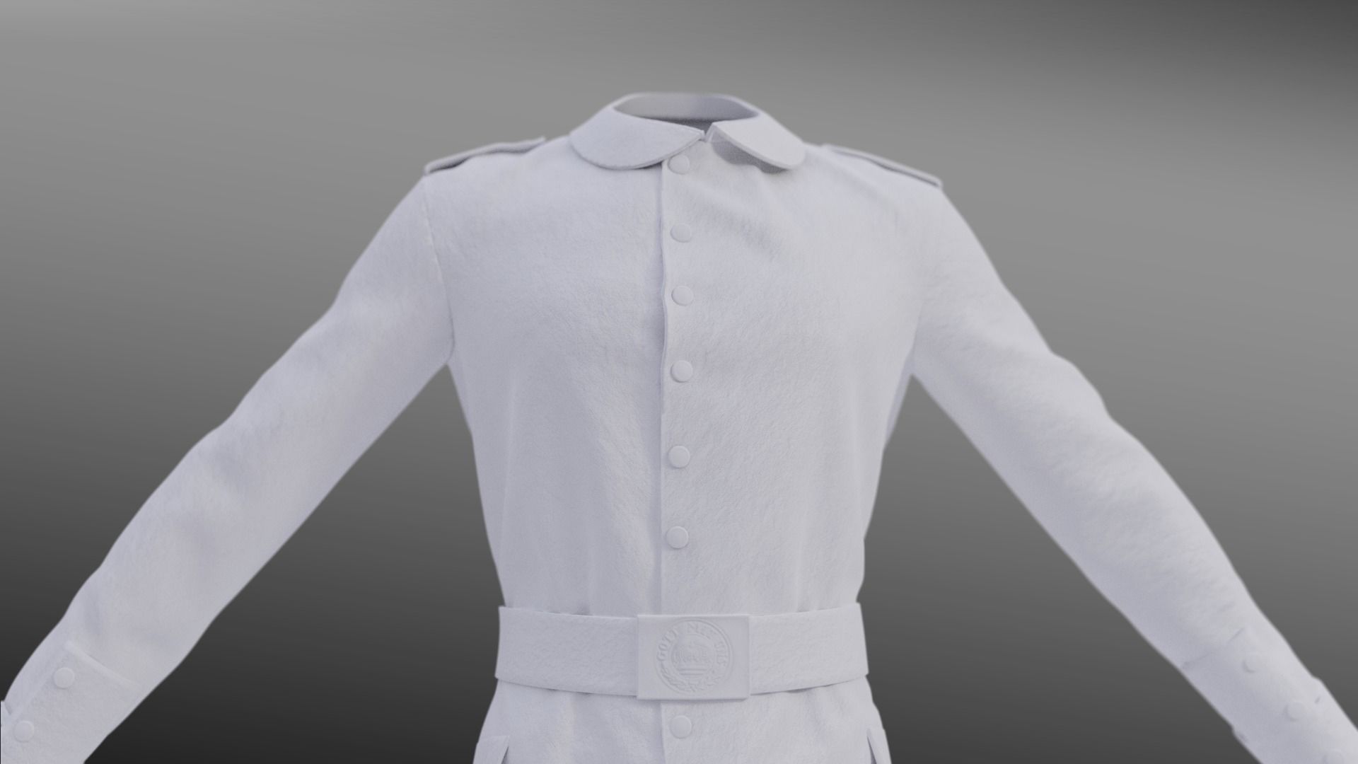 3D model German WW1 Uniform VR / AR / low-poly | CGTrader