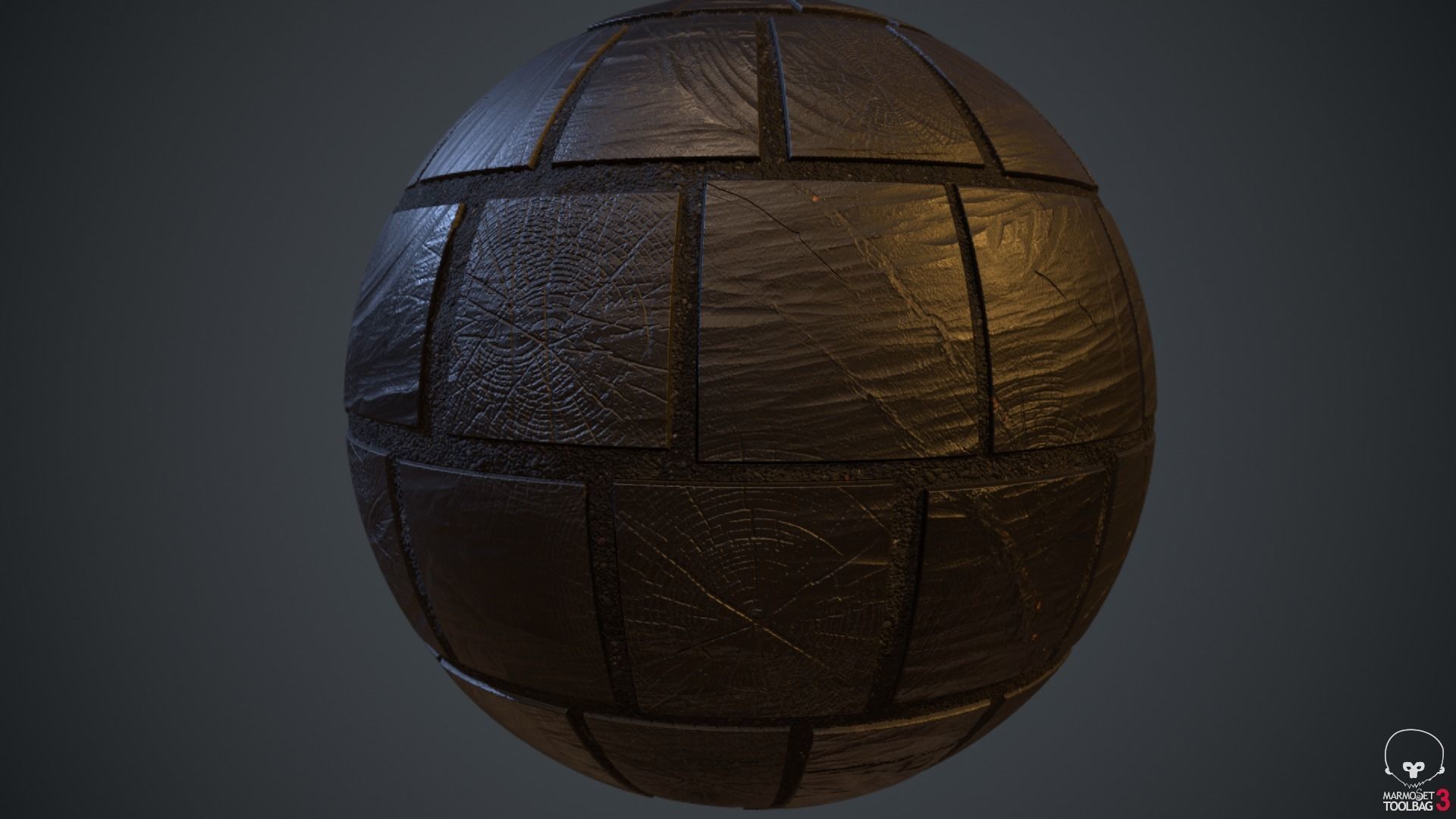 3D model Outdoor Log Floor PBR texture VR / AR / low-poly | CGTrader