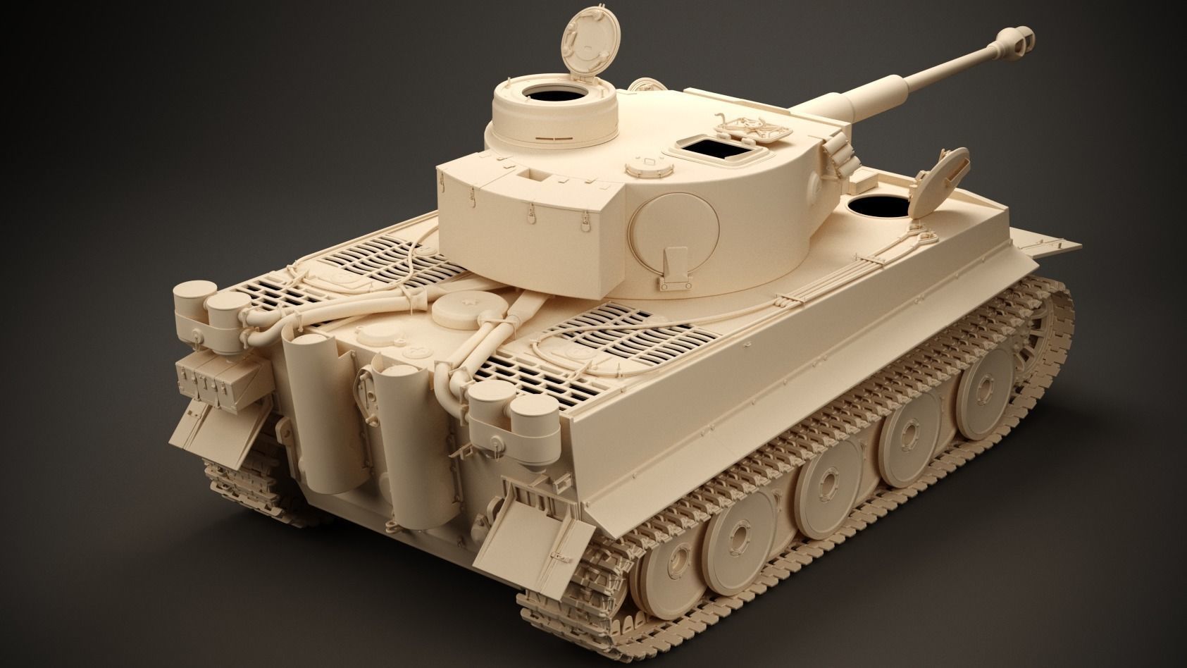 Tiger I 3D model | CGTrader