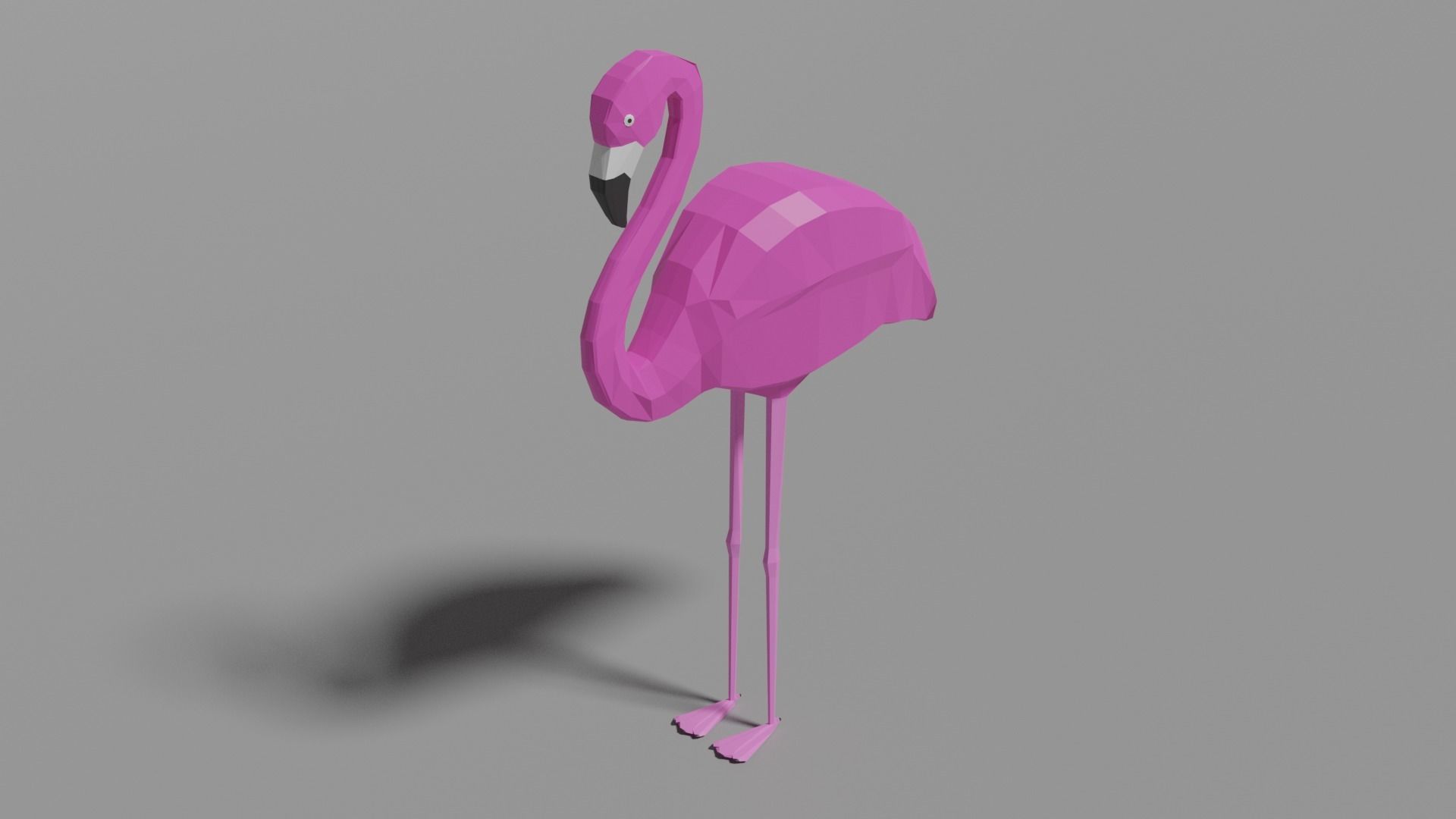3D model Cartoon Flamingo VR / AR / low-poly | CGTrader