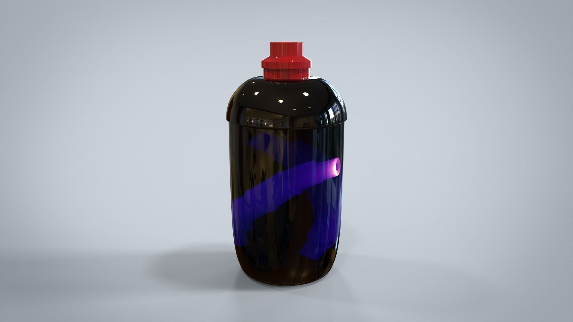 Worm Glass Tube 3D model | CGTrader