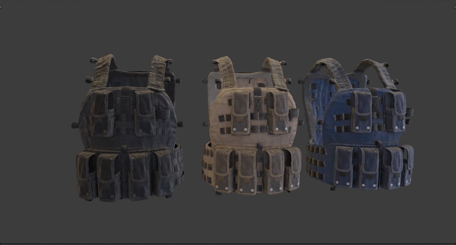 3D model Tactical vest Low poly VR / AR / low-poly | CGTrader