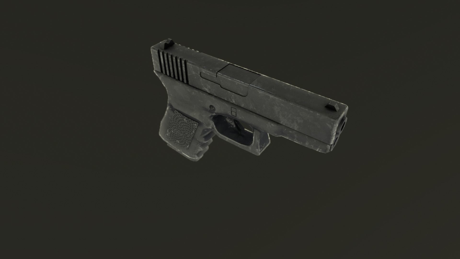 3D Model Collection Low poly military weapon asset VR / AR / low-poly ...