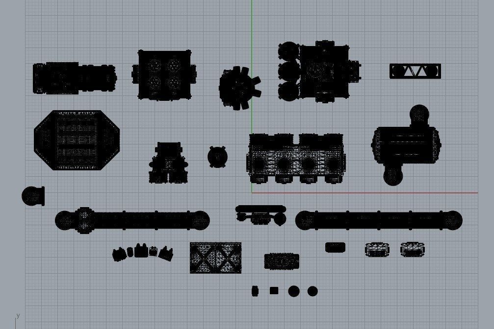 Infrastructure and Objectives Pack 02 3D model 3D printable | CGTrader