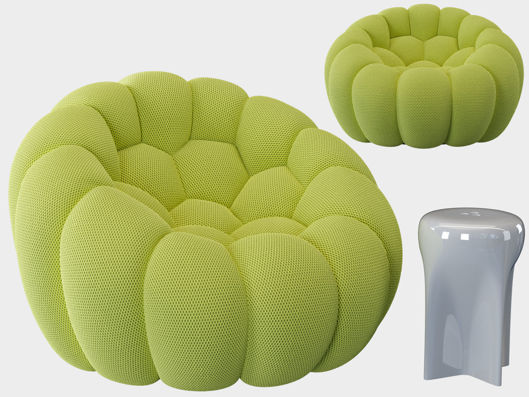 Roche Bobois Bubble Armchair 3D model | CGTrader