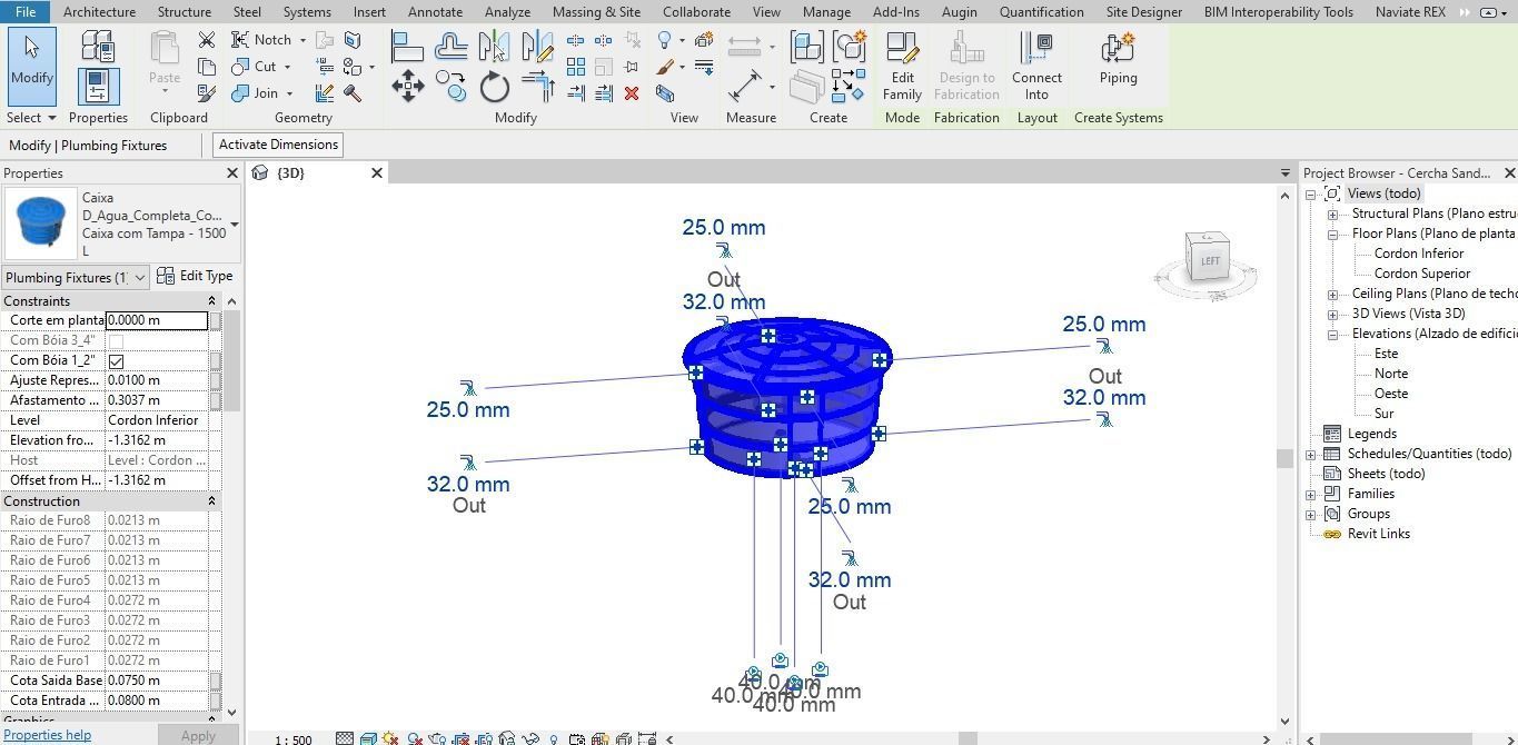 Water Tank MEP Revit 3D model | CGTrader