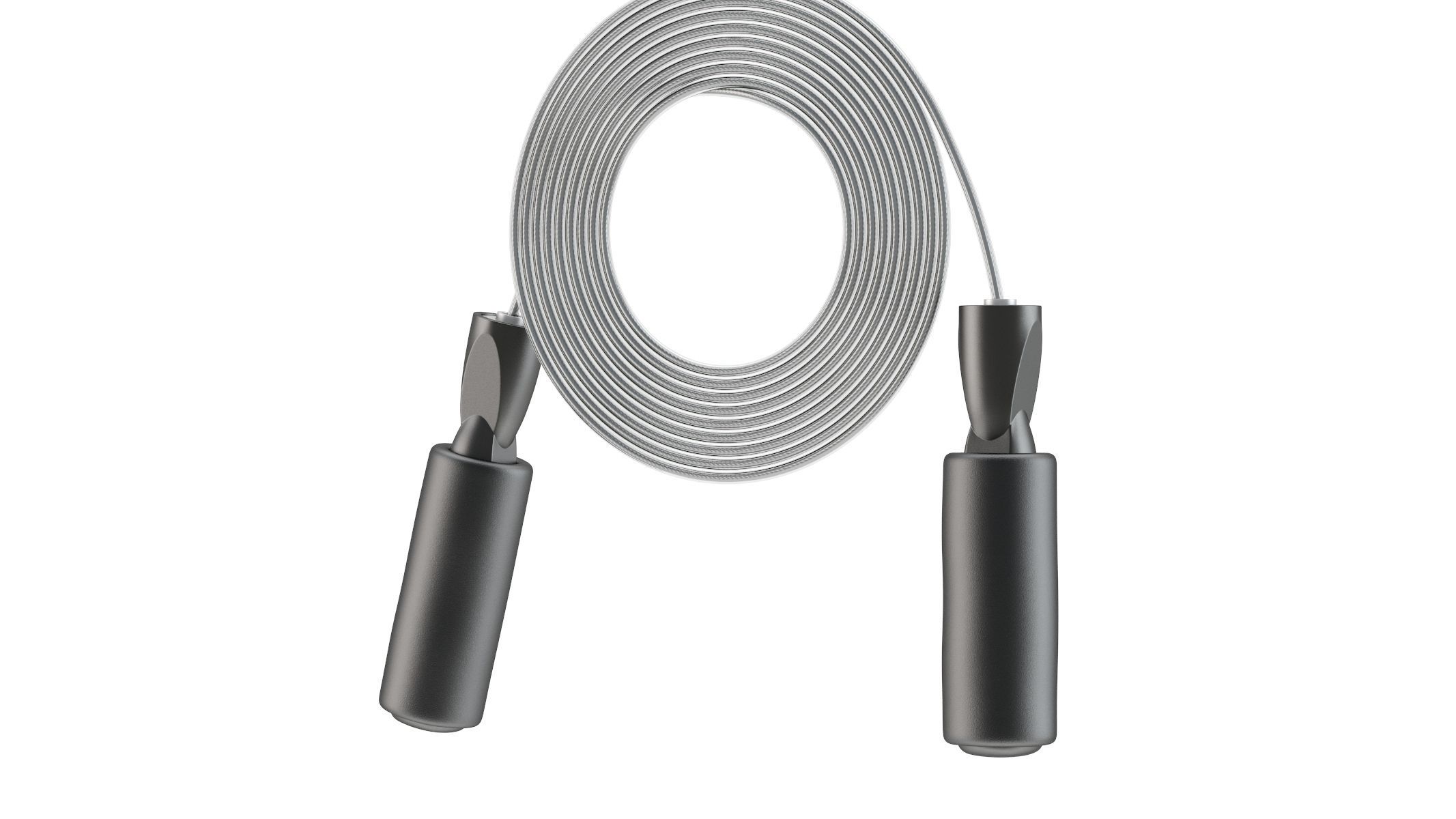 Adjustable Steel Wire Jump Rope 3D model | CGTrader