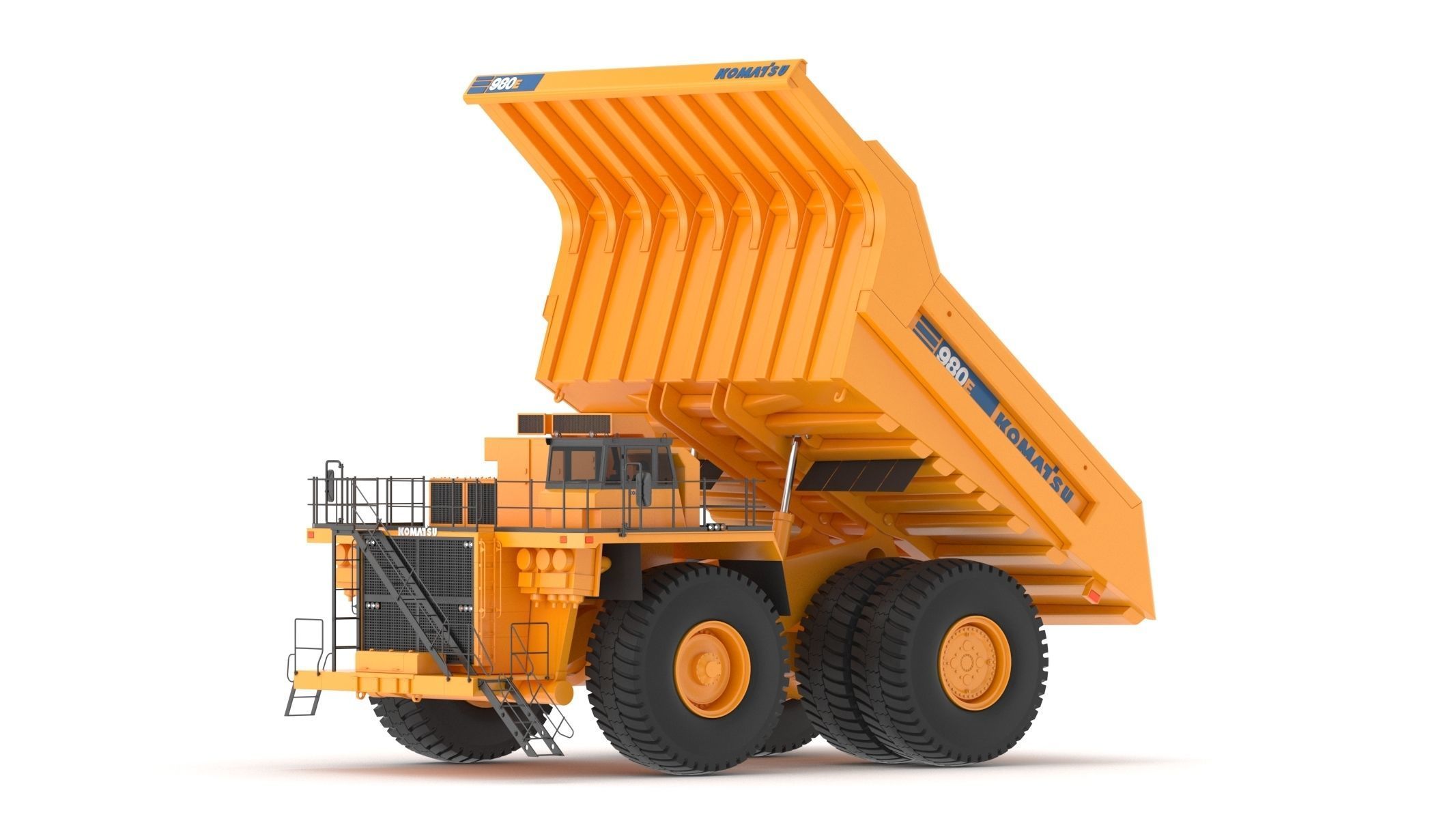 Komatsu 980E-4 3D model | CGTrader